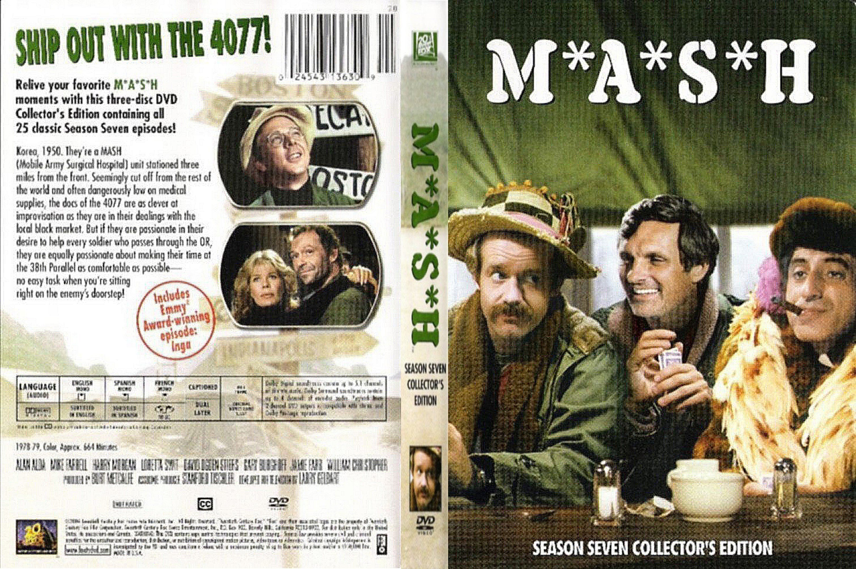 M A S H Season Seven 1978 1979 R1 | DVD Covers | Cover Century | Over 1 ...