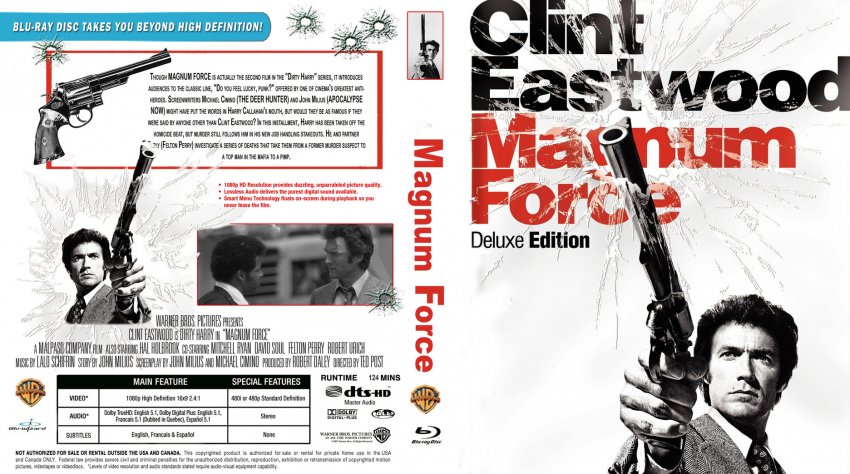 Magnum Force Clint Eastwood s Bluray f | DVD Covers | Cover Century ...