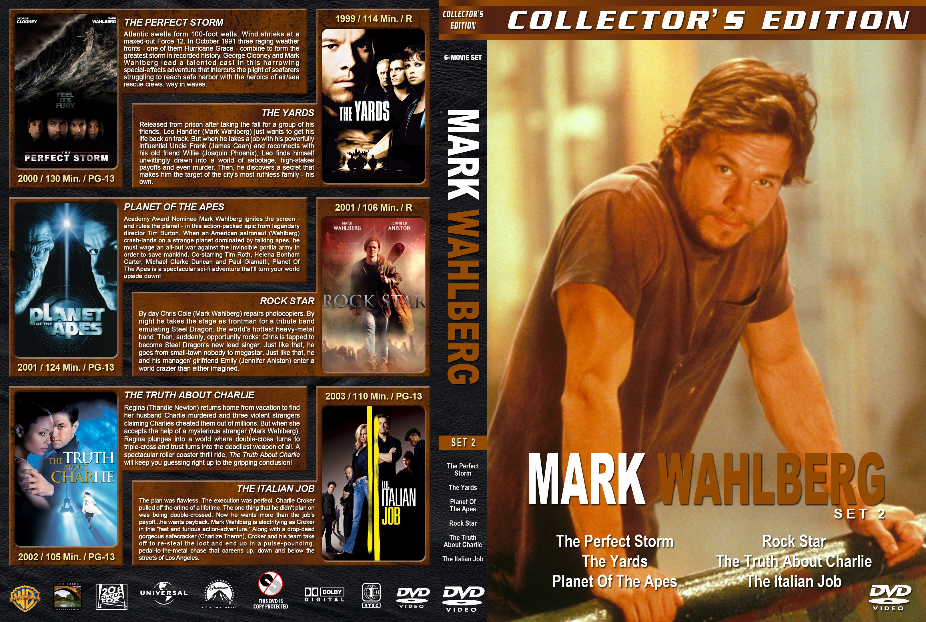 Mark Wahlberg Collection Set 2 2000 2003 R1 Covers 1 | DVD Covers ...