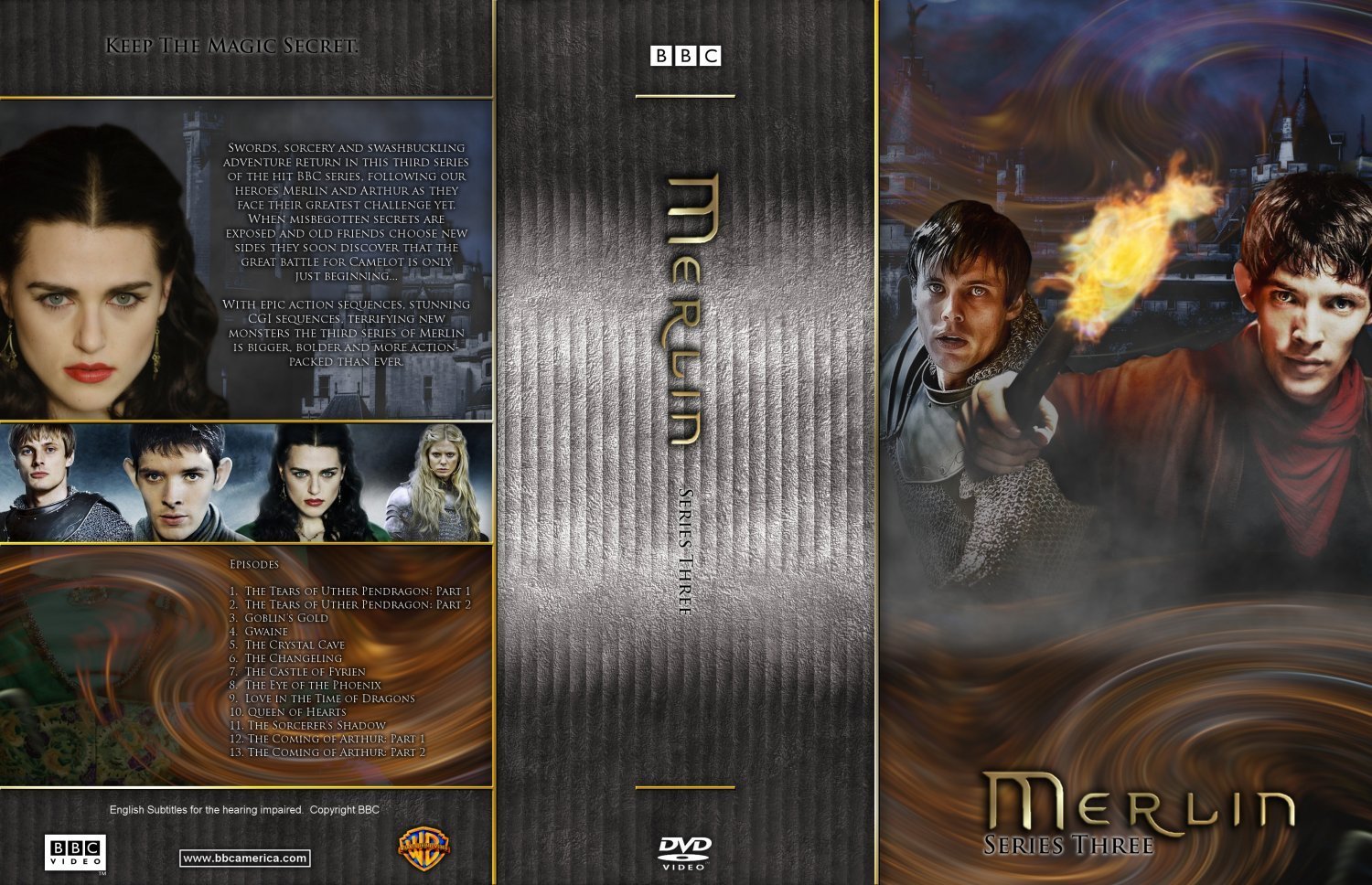 Merlin Series 3 | DVD Covers | Cover Century | Over 1.000.000 Album Art ...