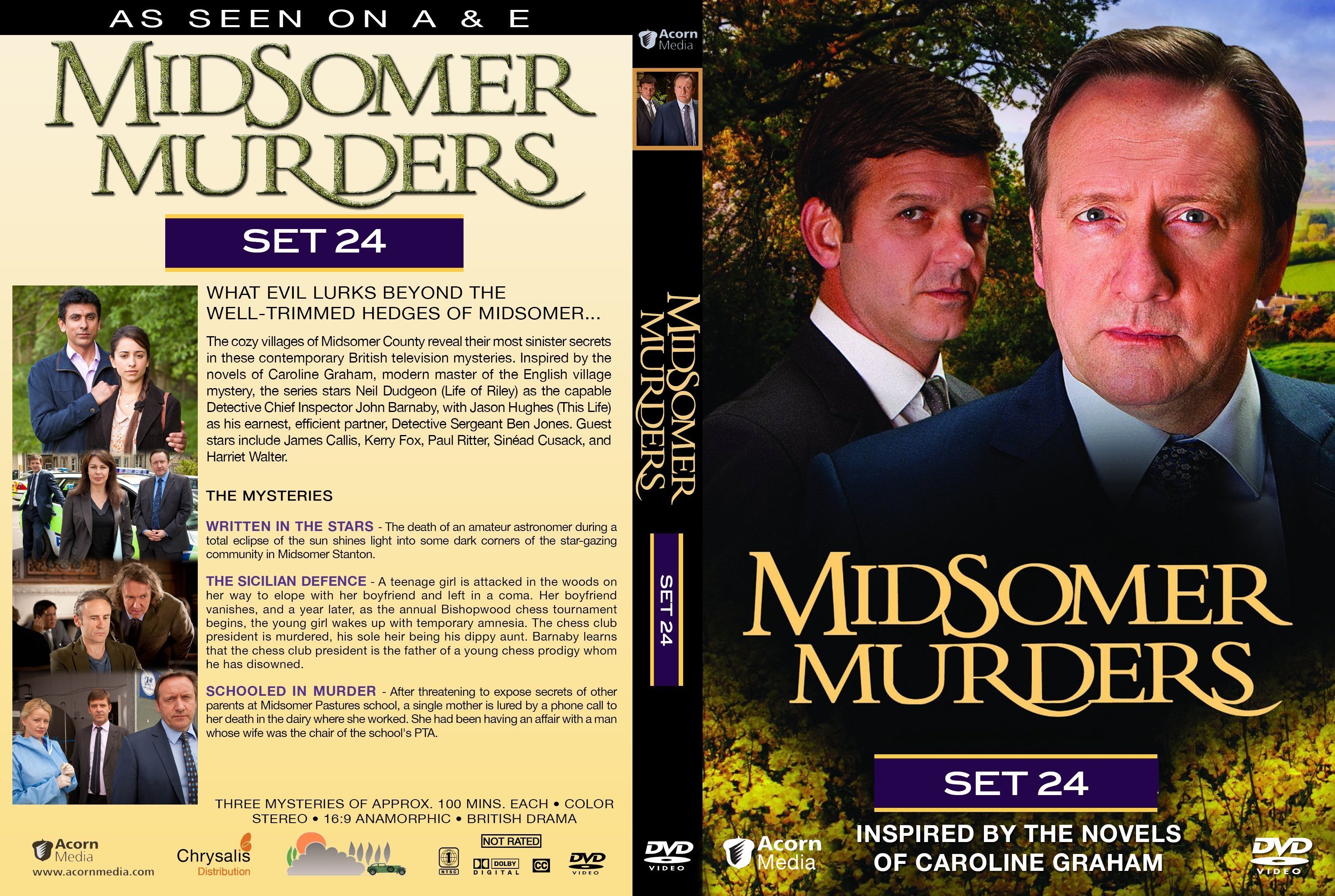 Midsomer Murders Set 24 R1 Cover labels 3 | DVD Covers | Cover Century ...