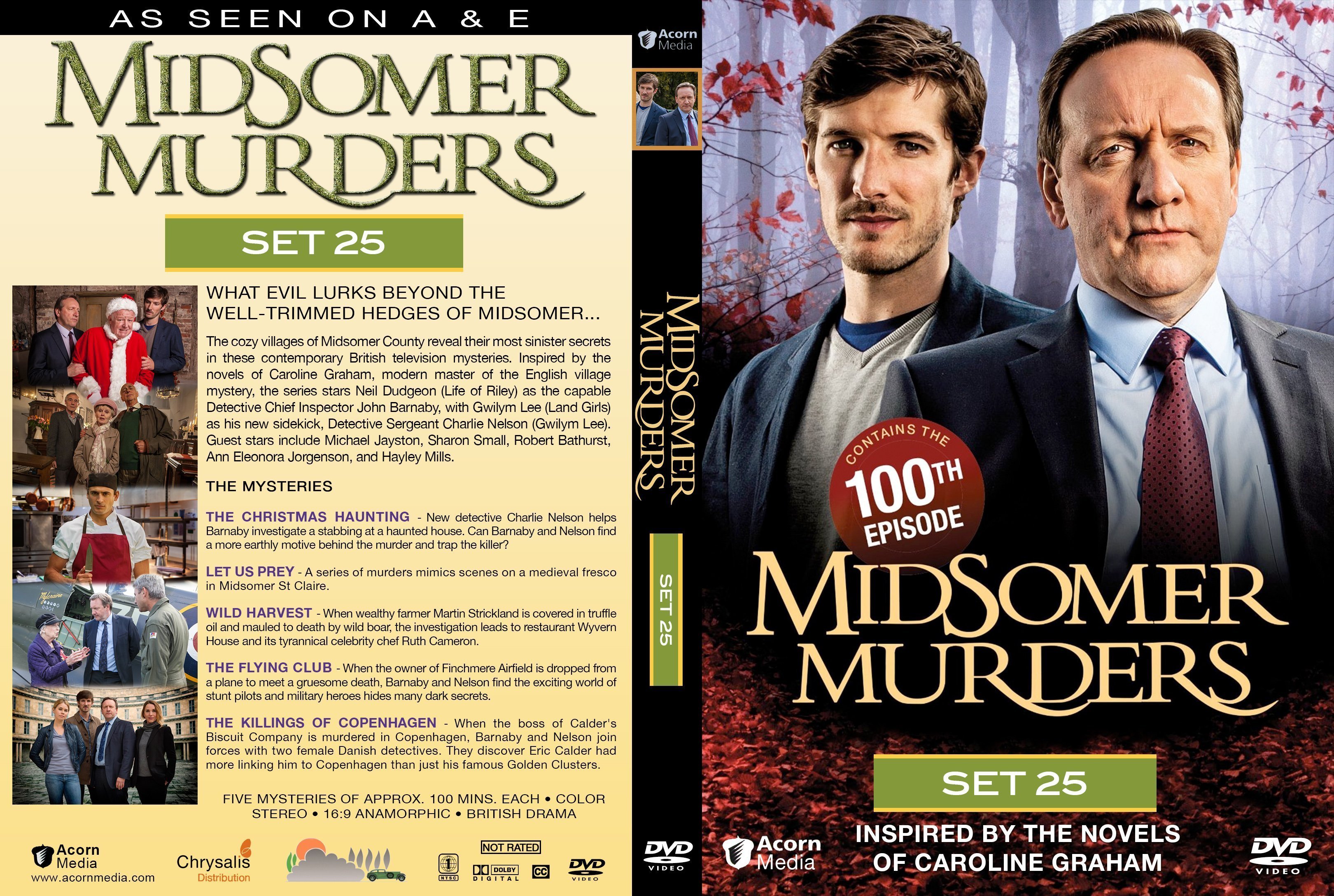 Midsomer Murders Set 25 R1 Cover labels 3 | DVD Covers | Cover Century ...