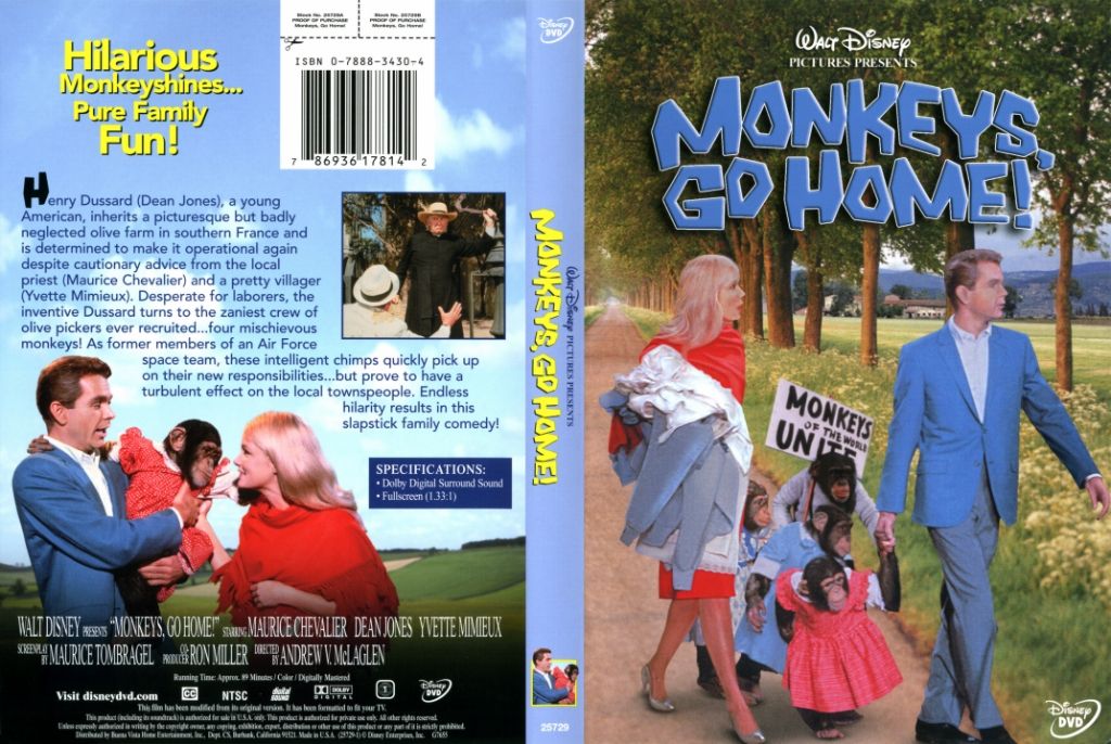 Monkeys Go Home DVD US | DVD Covers | Cover Century | Over 1.000.000 ...