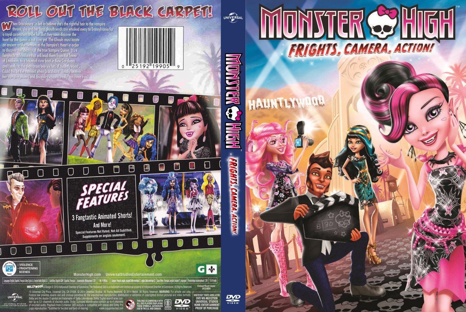 Monster High Frights Camera Action | DVD Covers | Cover Century | Over ...