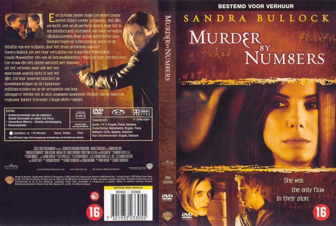 Murder By Numbers Misc Dvd | DVD Covers | Cover Century | Over 1.000. ...