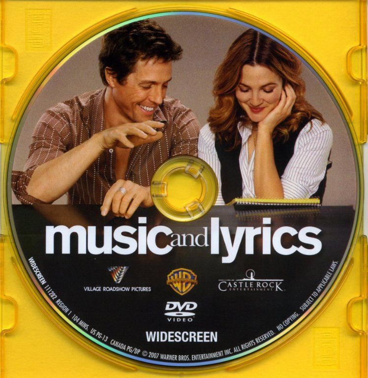 Music and Lyrics Widescreen DVD CD | DVD Covers | Cover Century | Over ...