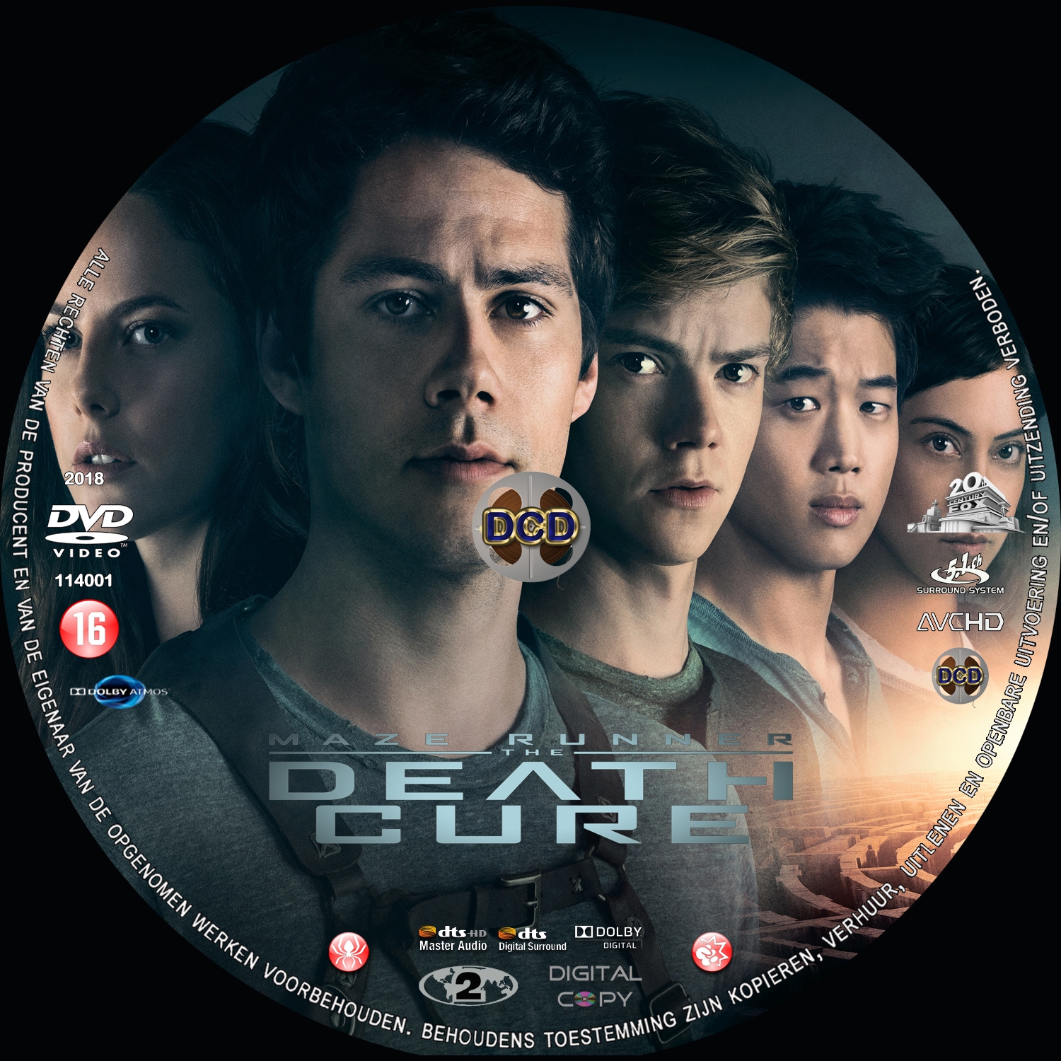 maze runner the death cure (2018) DVD Cover CD | DVD Covers | Cover ...