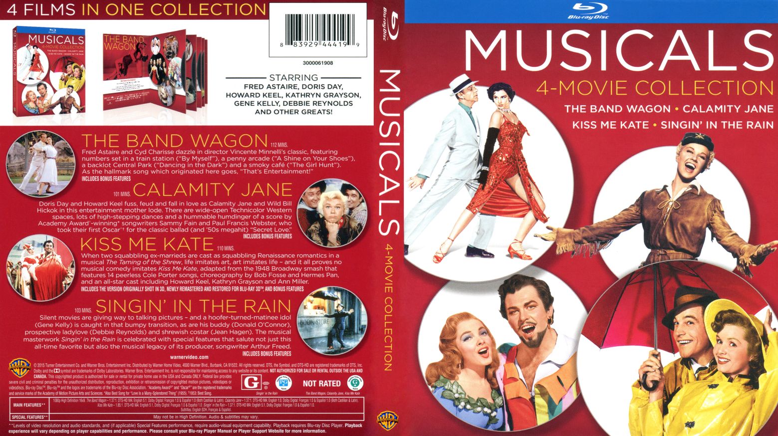 musicals 4 movie collection blu-ray | DVD Covers | Cover Century | Over ...
