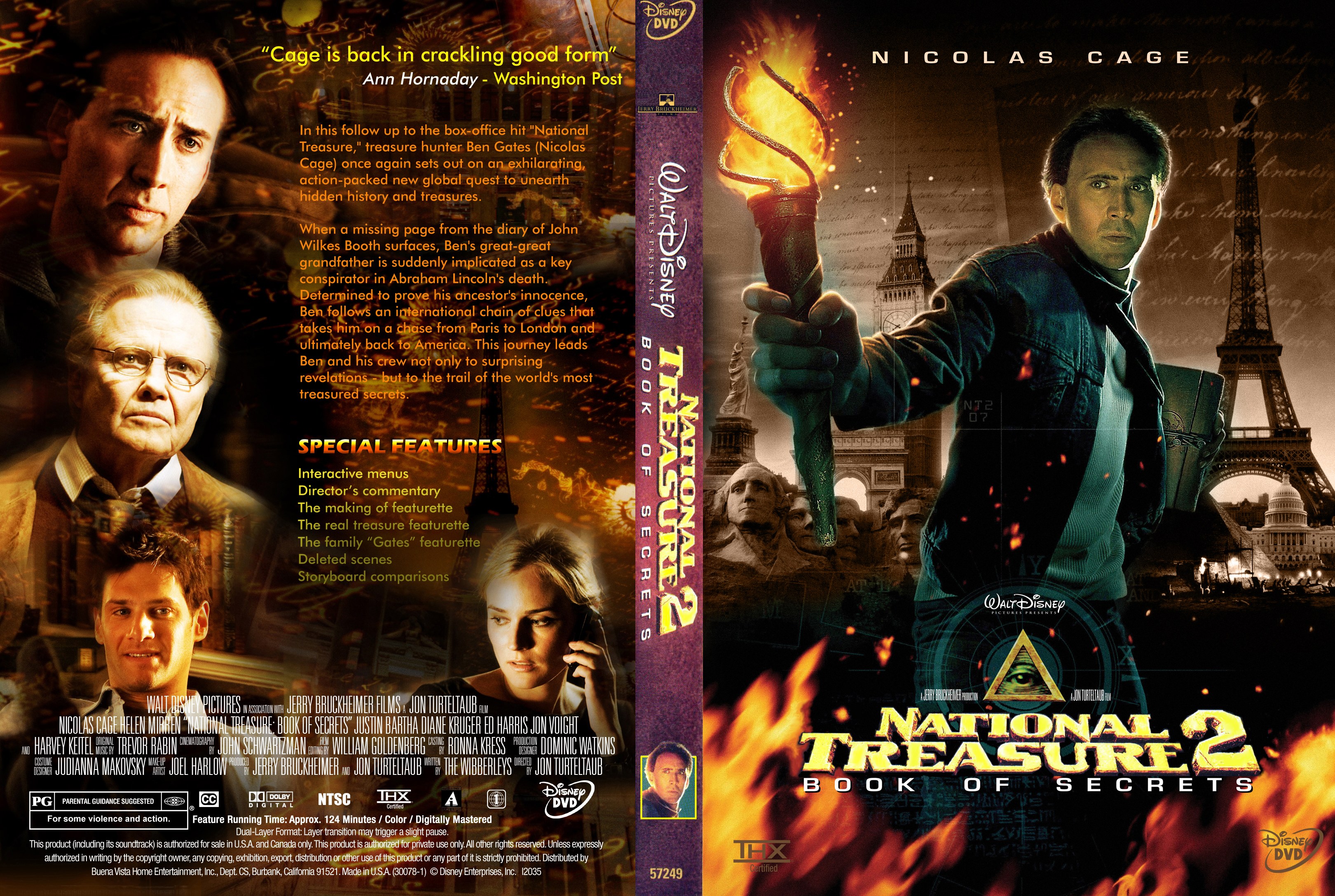 National Treasure 2 Book Of Secrets 2007 | DVD Covers | Cover Century ...