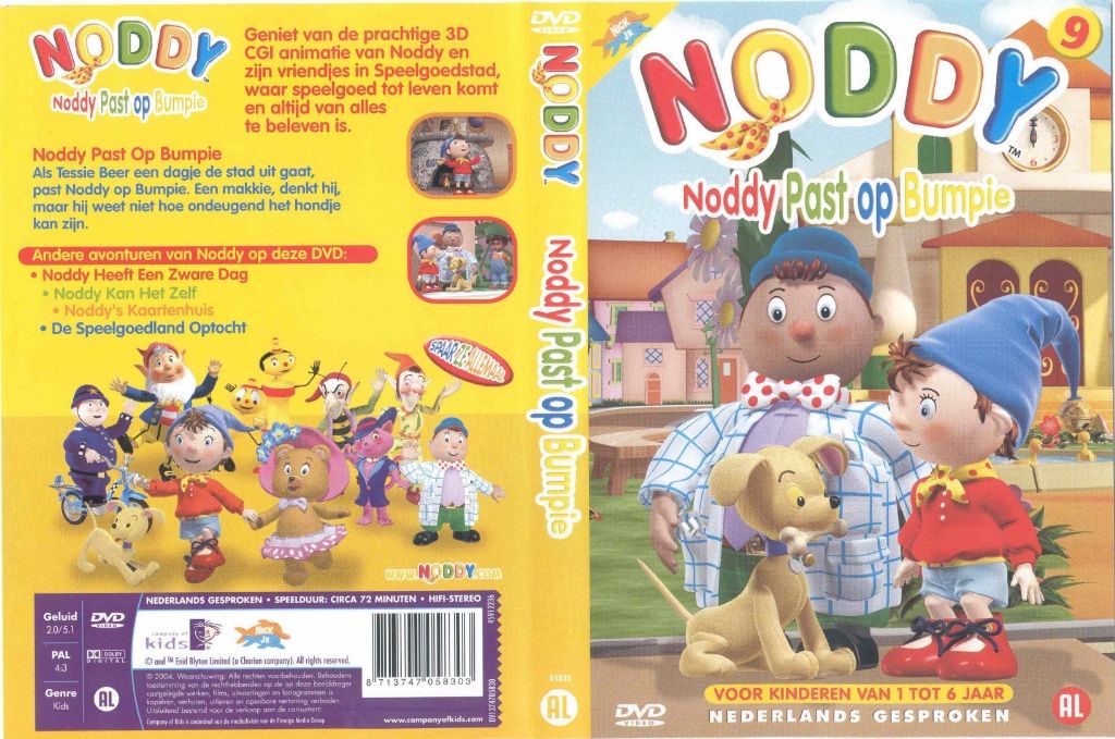 Noddy Vol. 09 Noddy Past Op Bumpie DVD NL | DVD Covers | Cover Century ...