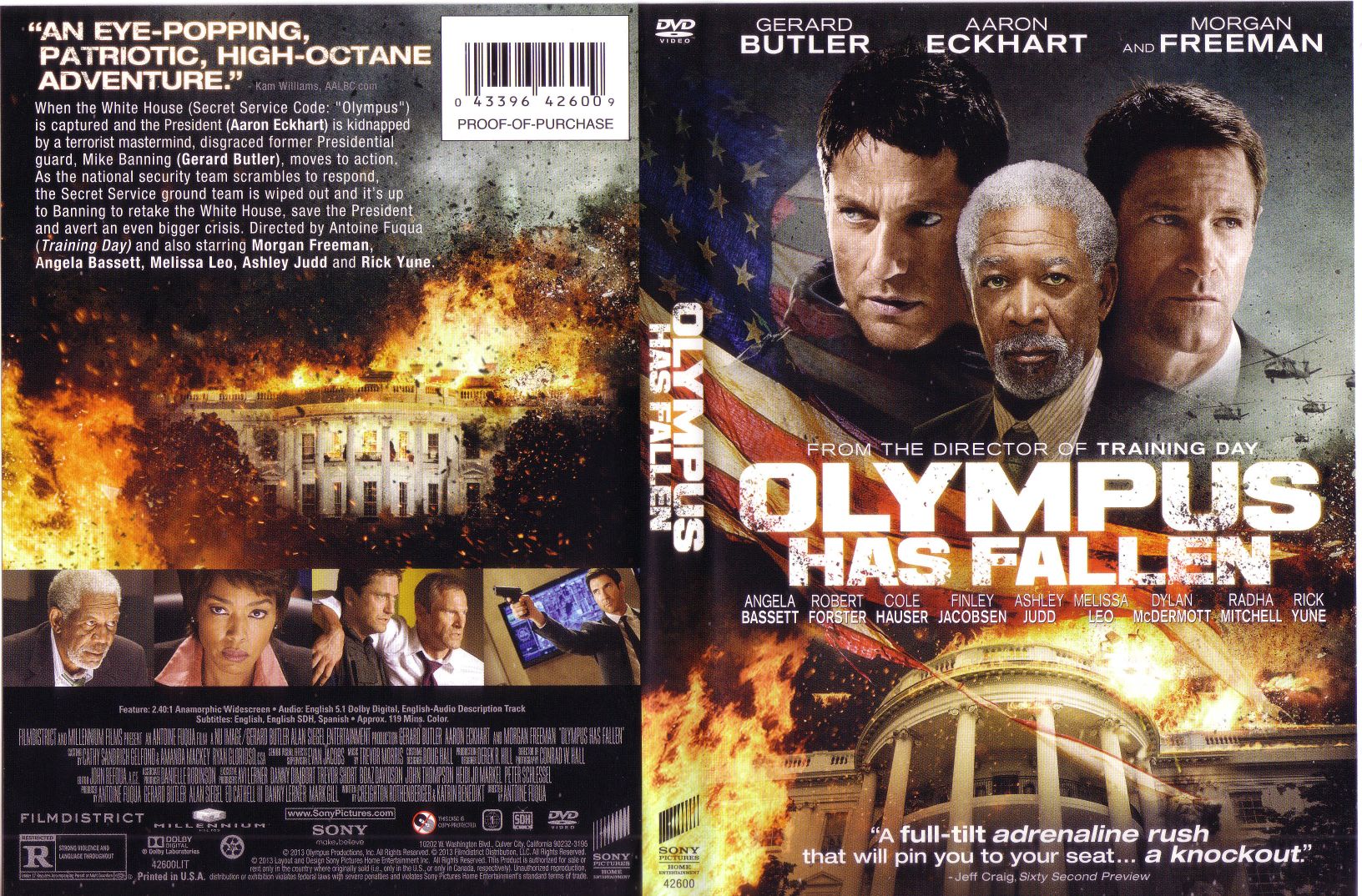 Olympus Has Fallen Dvd Cover