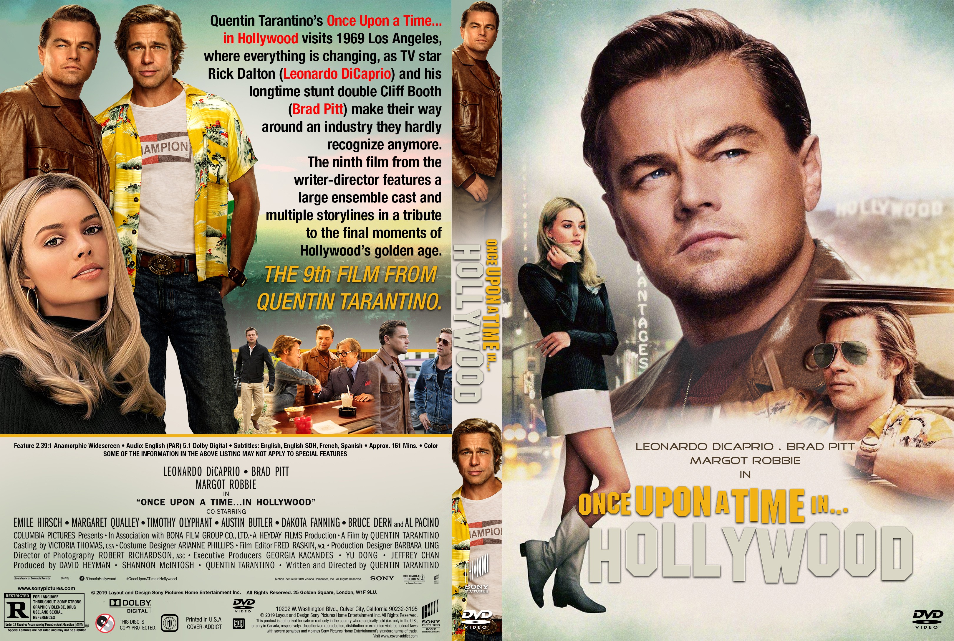 Once Upon A Time In Hollywood 2019 | DVD Covers | Cover Century | Over ...
