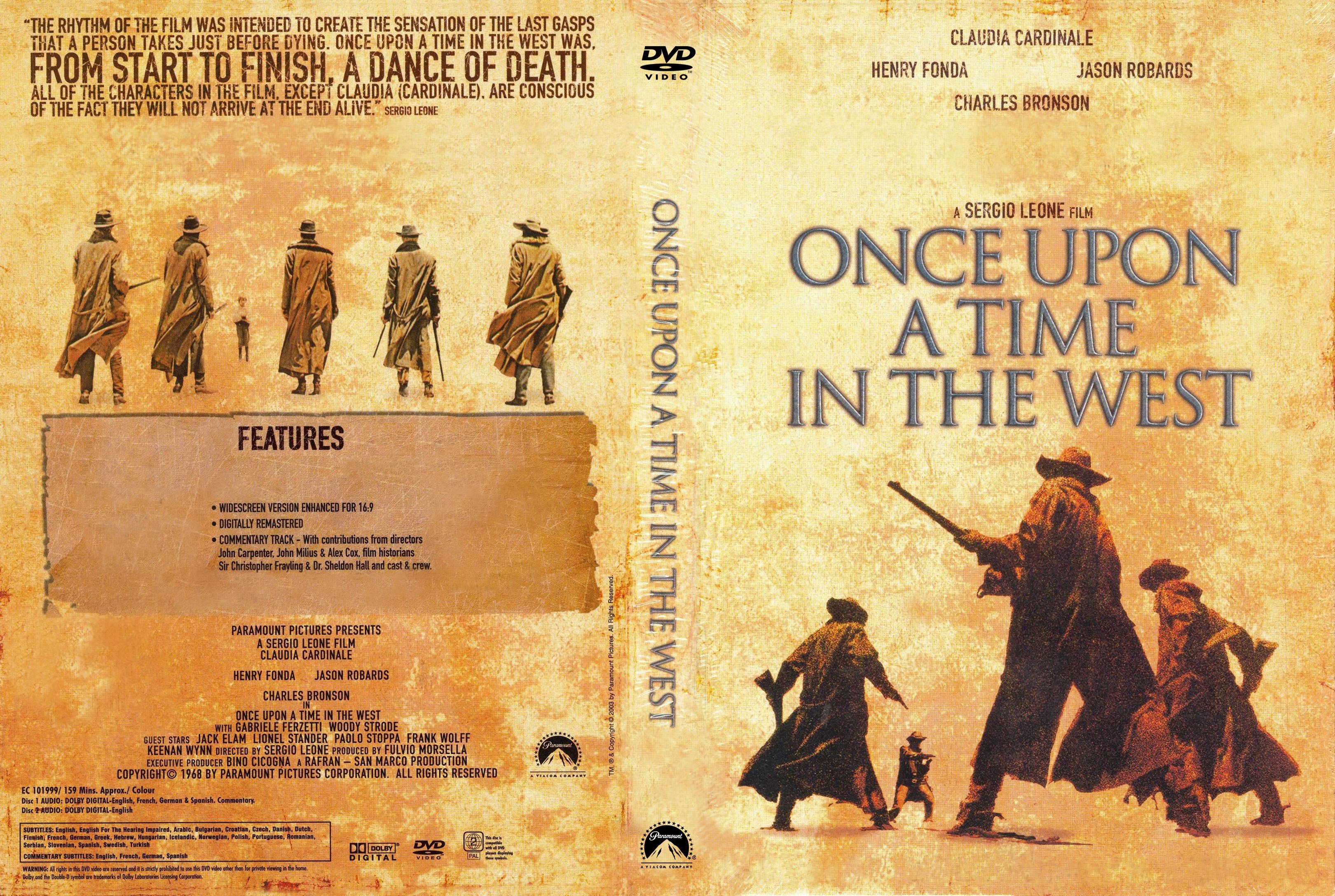 Once Upon A Time In The West 1968 R1 1 | DVD Covers | Cover Century ...