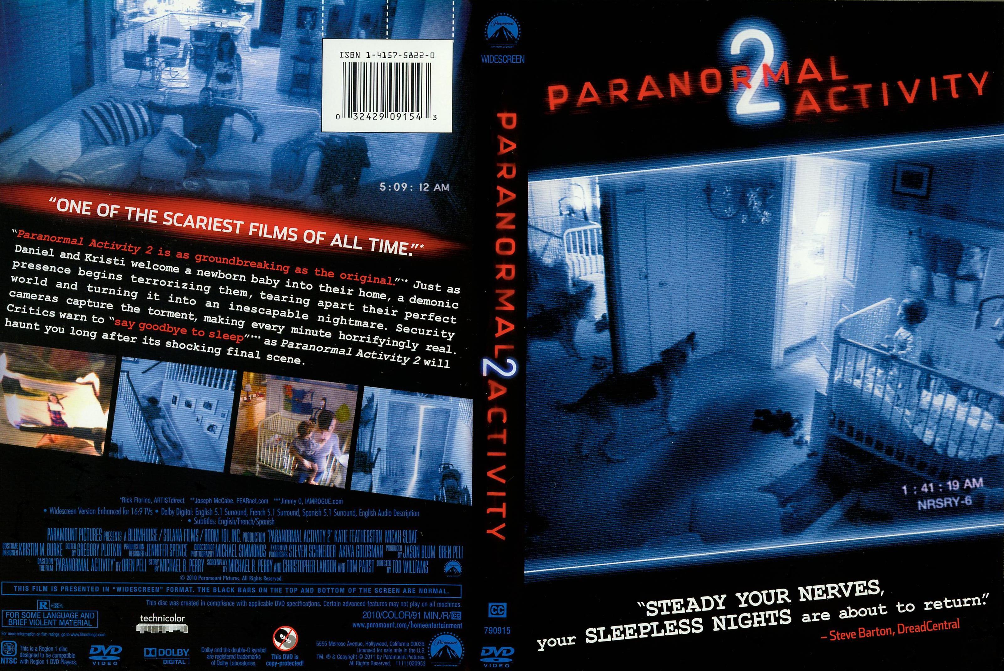 Paranormal Activity 2 WS R1 2010 1 | DVD Covers | Cover Century | Over ...
