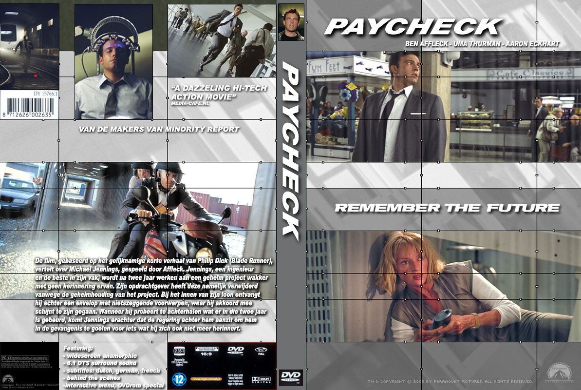 Paycheck Dutch Front Misc Dvd | DVD Covers | Cover Century | Over 1.000 ...
