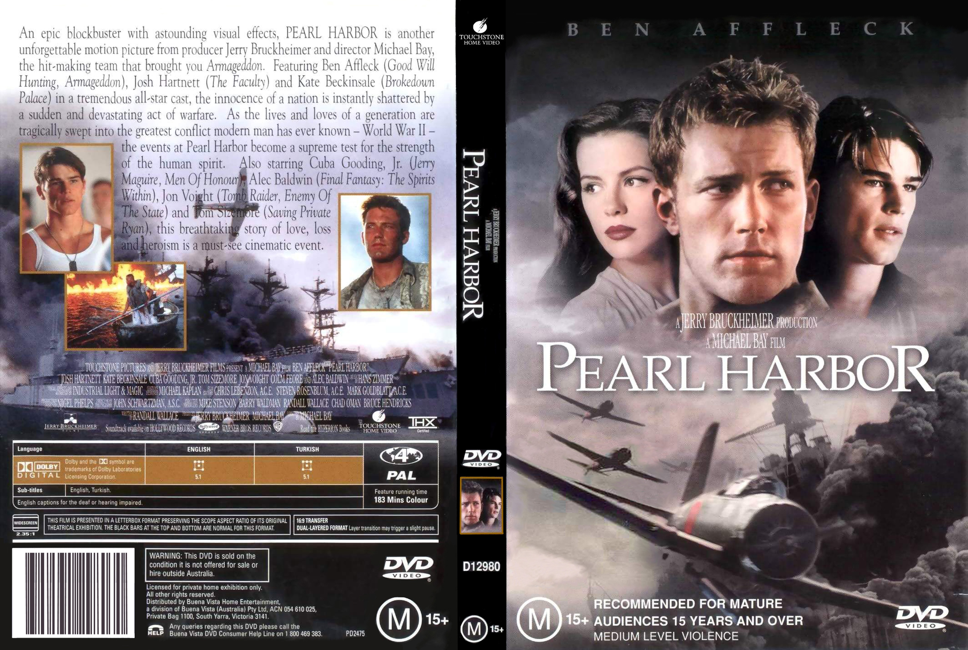 Pearl Harbor 2001 | DVD Covers | Cover Century | Over 1.000.000 Album ...