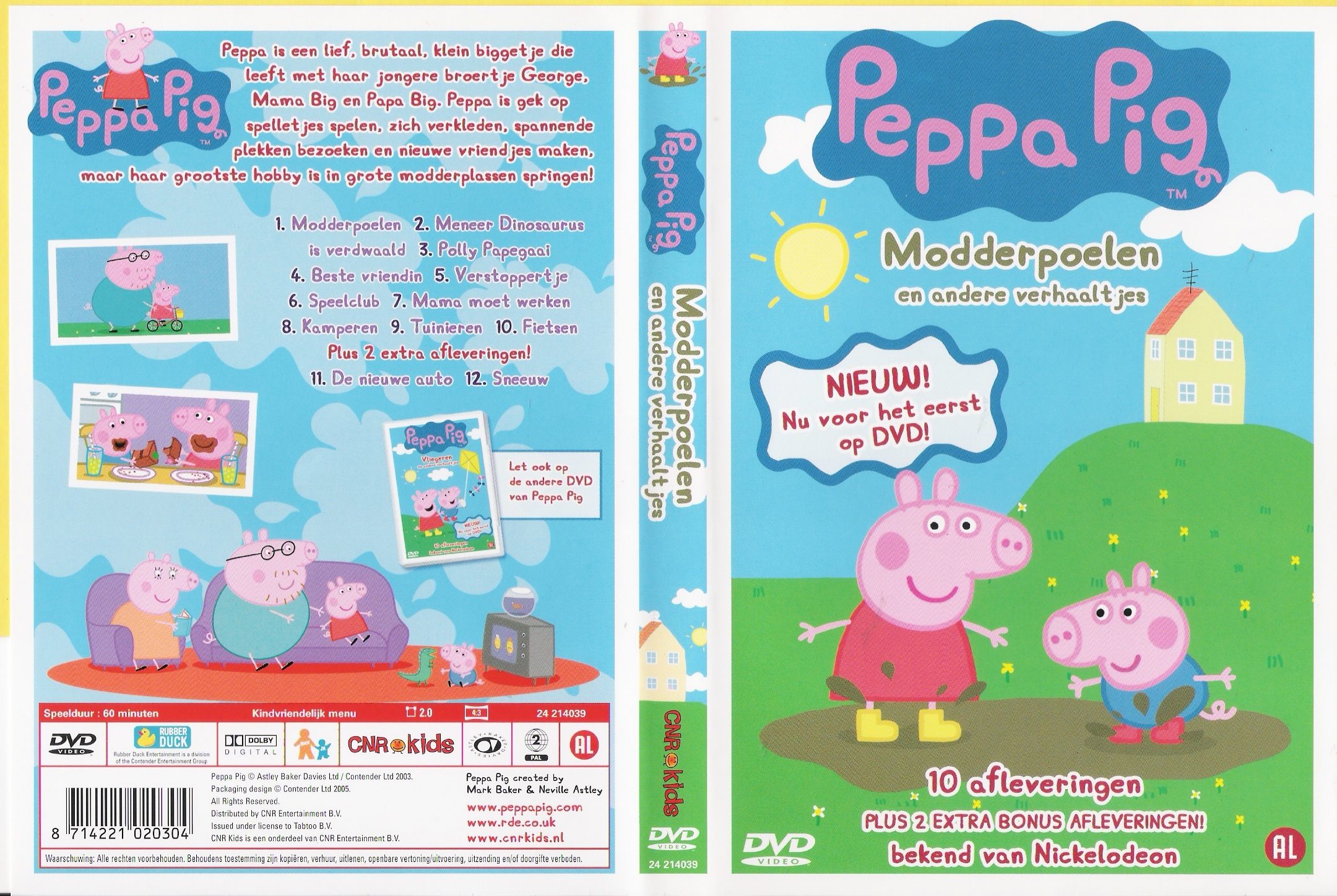 Peppa Pig Modderpoelen DVD NL | DVD Covers | Cover Century | Over 1.000 ...