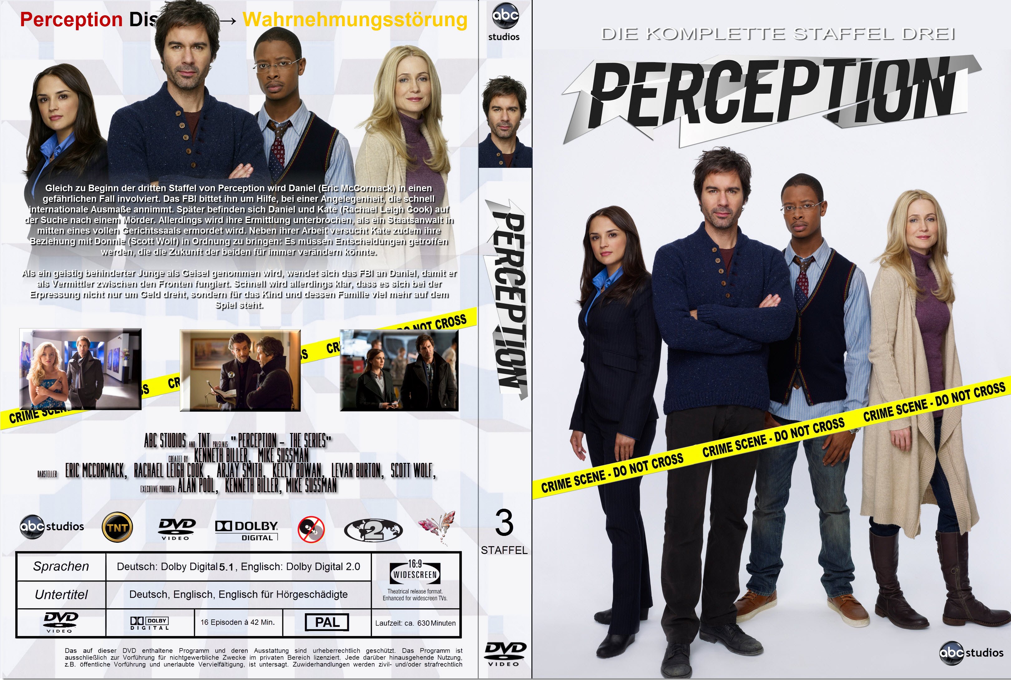 Perception Staffel 3 4 | DVD Covers | Cover Century | Over 1.000.000 ...