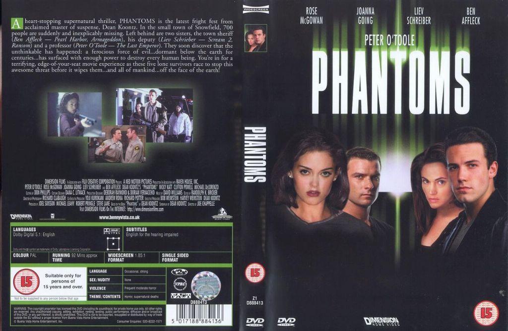 Phantoms DVD US | DVD Covers | Cover Century | Over 1.000.000 Album Art ...