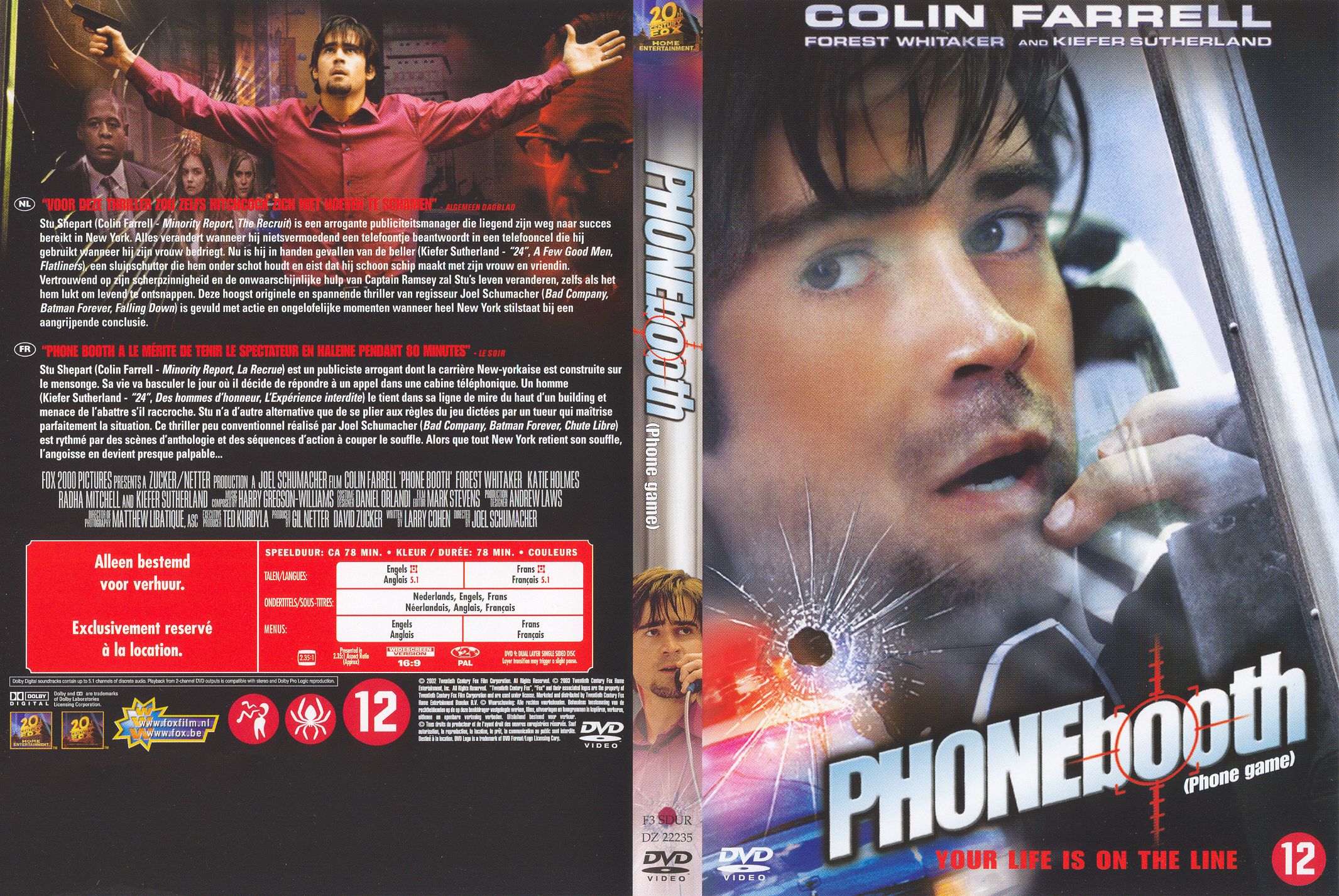 Phonebooth Pal Misc Dvd1 | DVD Covers | Cover Century | Over 1.000.000 ...