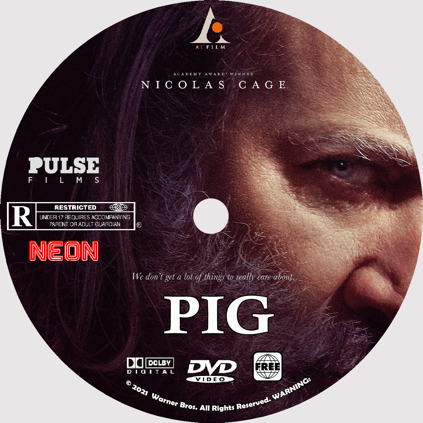 Pig 2021 Dvd Disc | DVD Covers | Cover Century | Over 1.000.000 Album ...