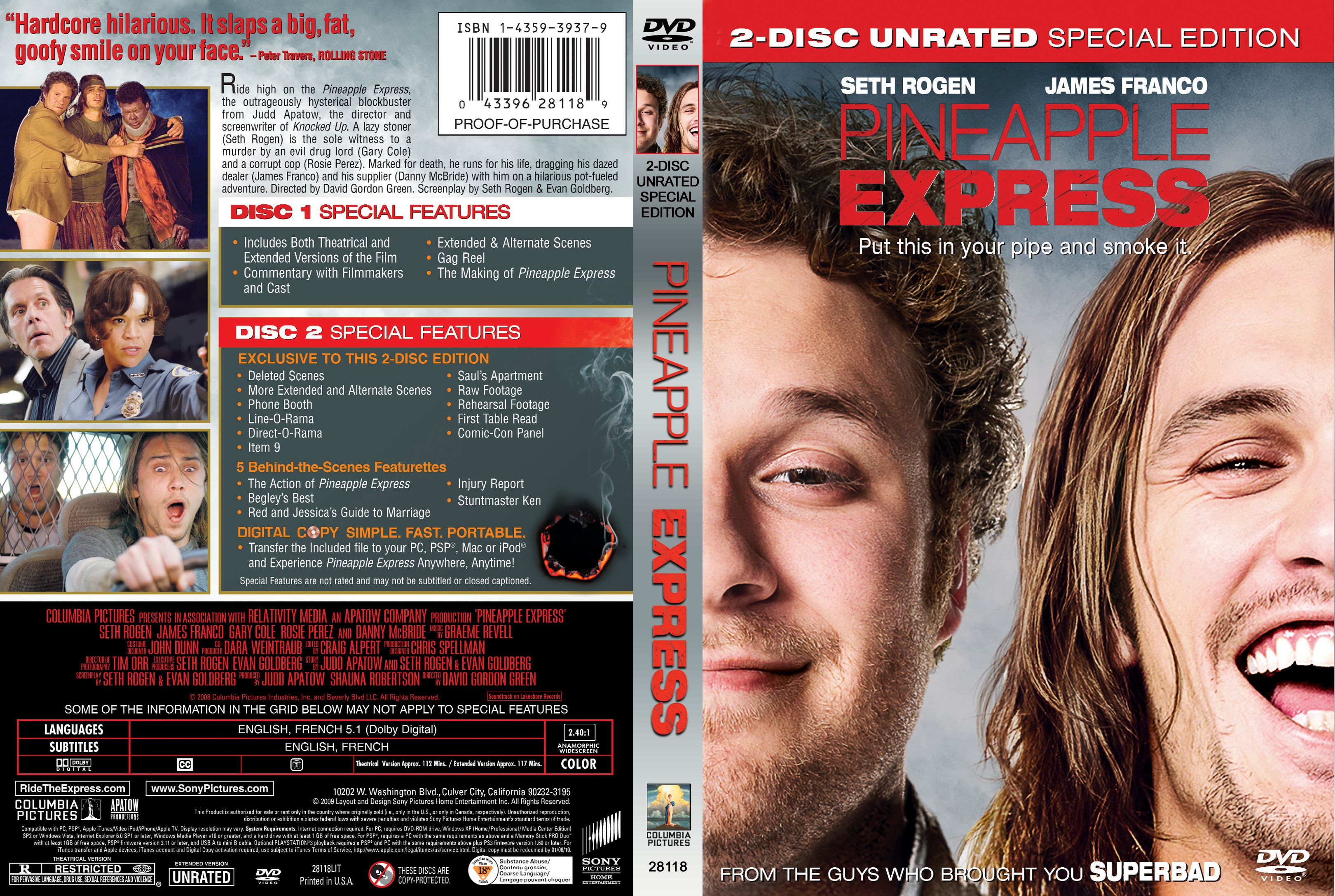 Pineapple Express DVD US1 | DVD Covers | Cover Century | Over 1.000.000 ...
