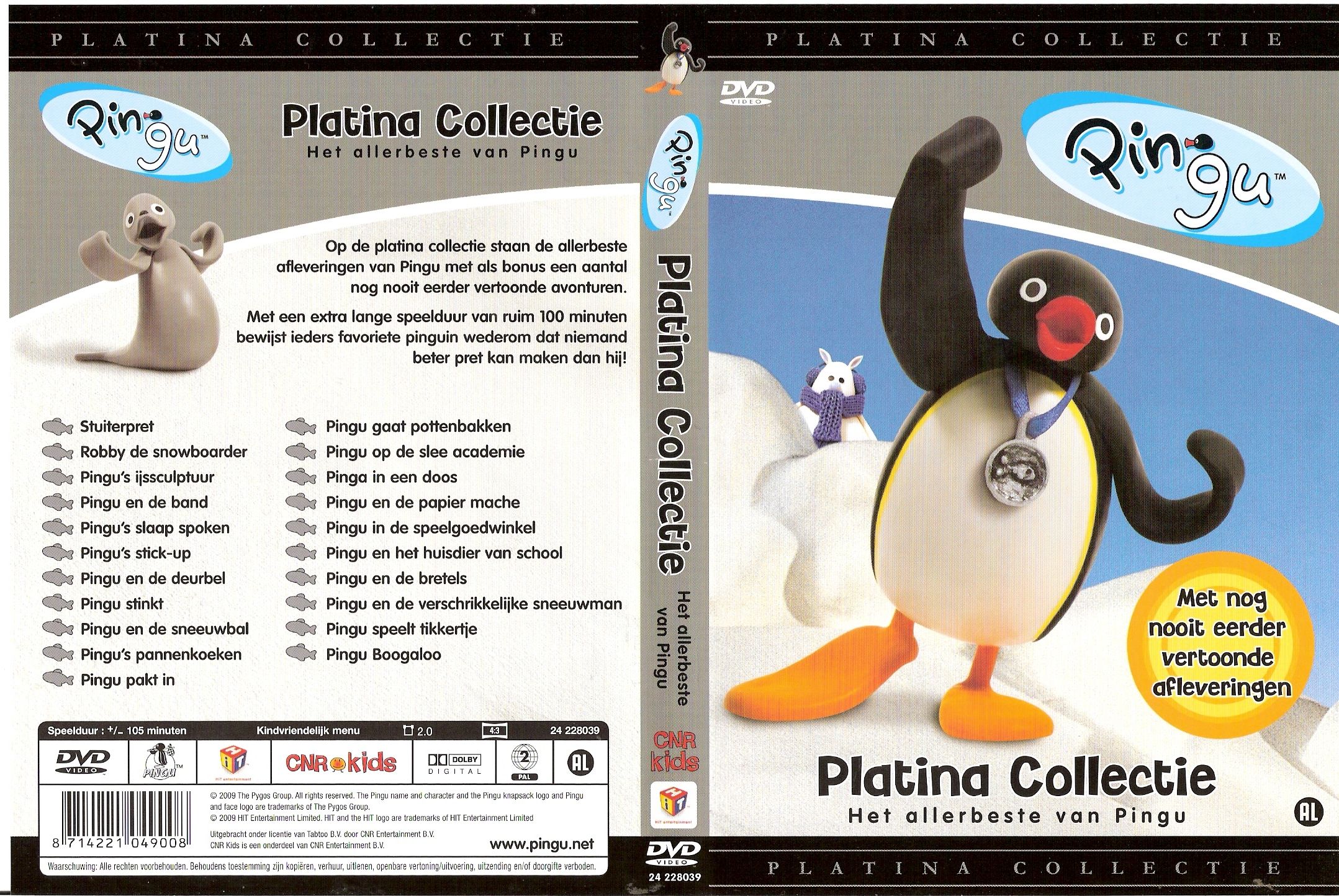Pingu Het Allerbeste Van Pingu DVD NL | DVD Covers | Cover Century ...