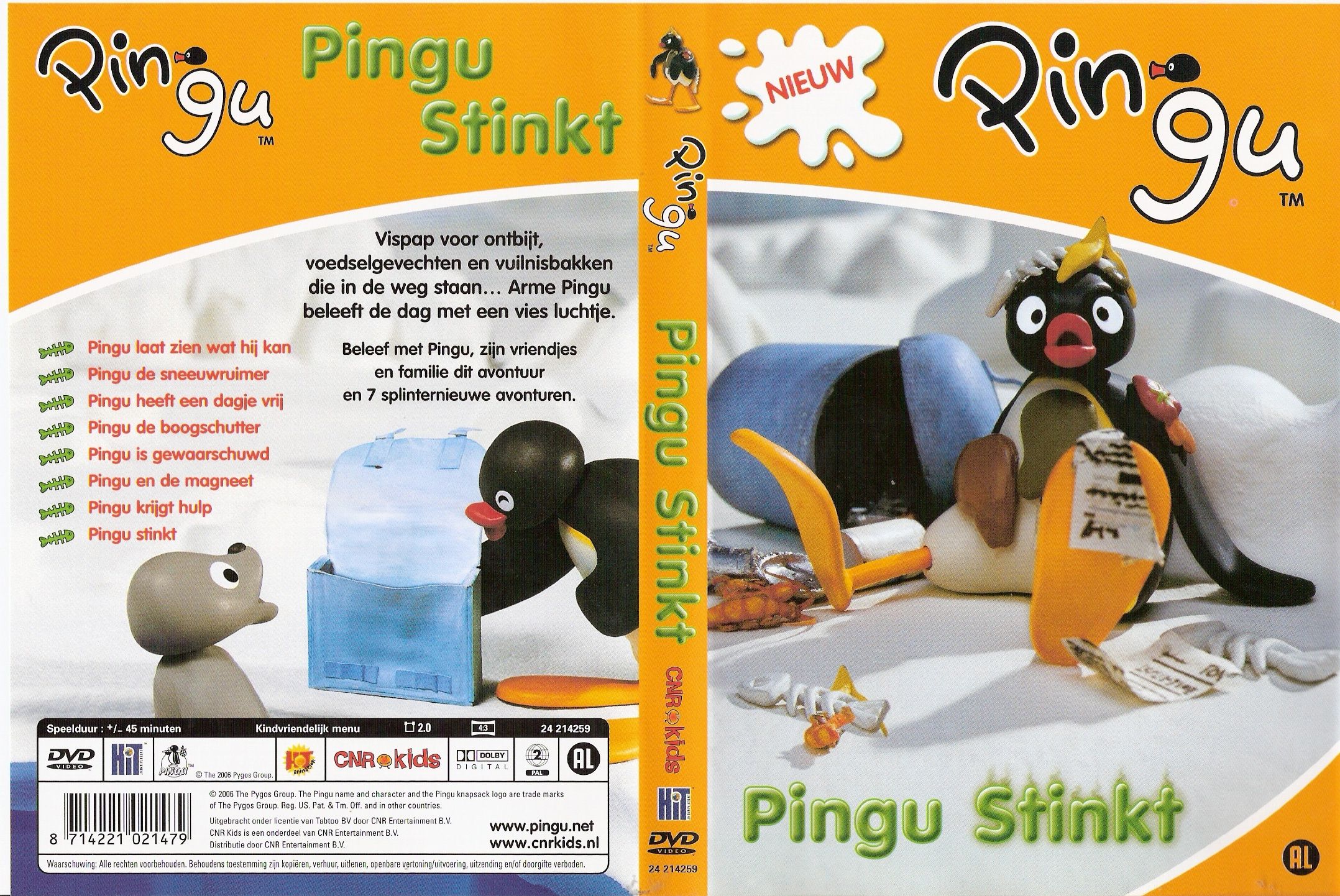 Pingu Pingu Stinkt DVD NL | DVD Covers | Cover Century | Over 1.000.000 ...