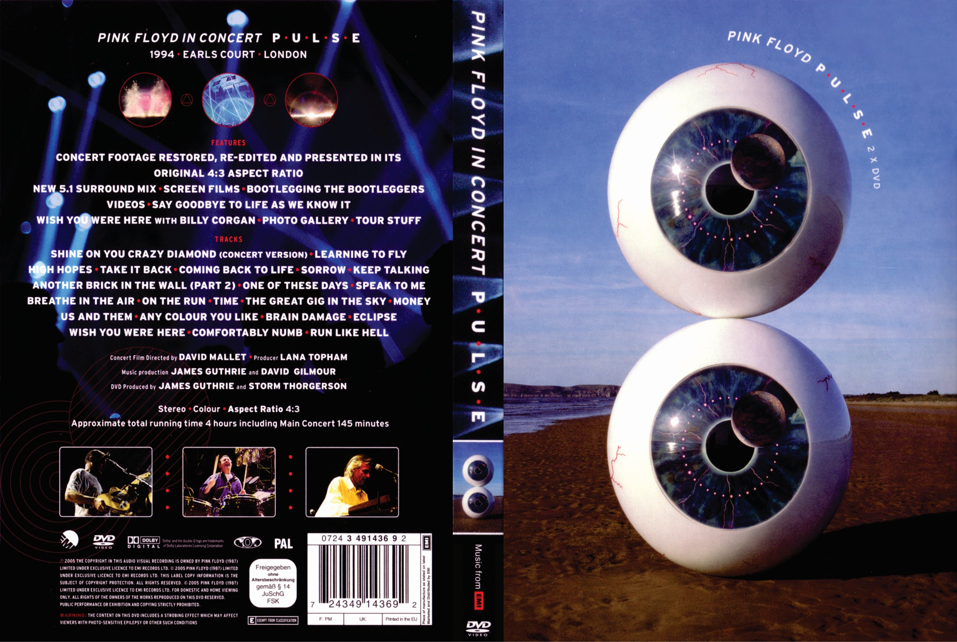 Pink Floyd Pulse 2006 R0 | DVD Covers | Cover Century | Over 1.000.000 ...