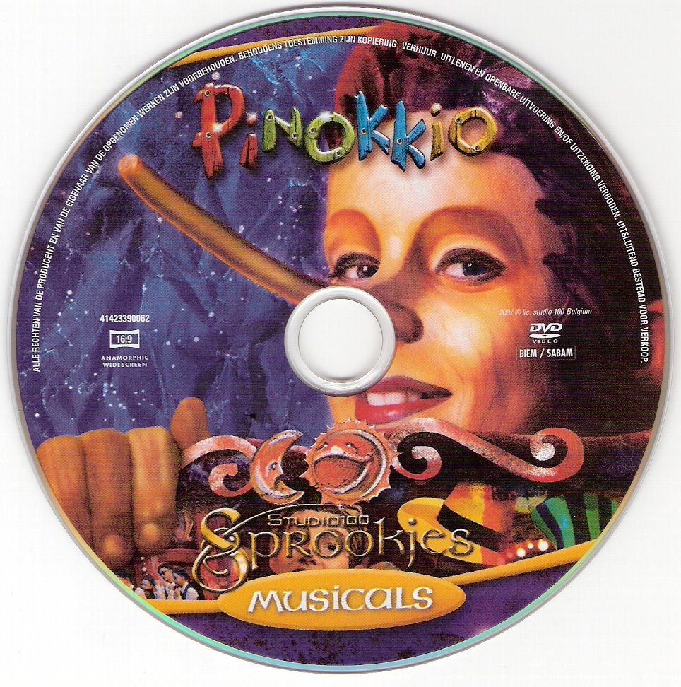 Pinokkio Musical DVD CD | DVD Covers | Cover Century | Over 1.000.000 ...