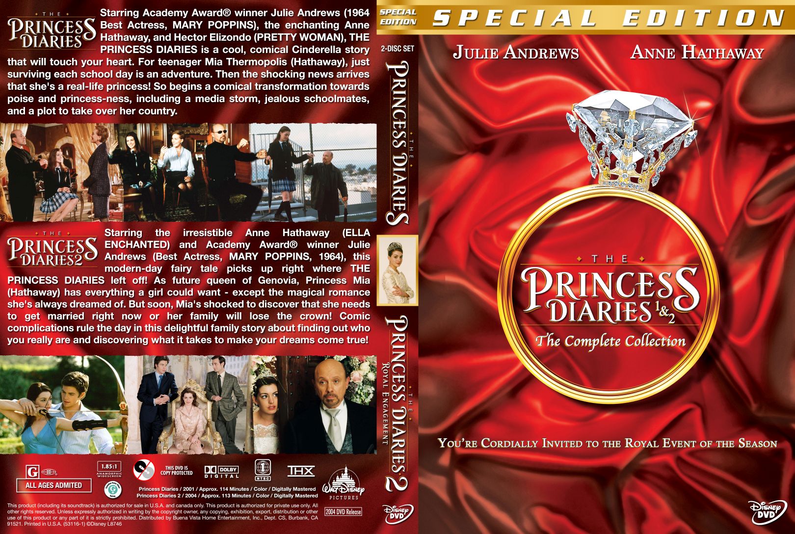 Princess Diaries Double version 3 | DVD Covers | Cover Century | Over 1 ...