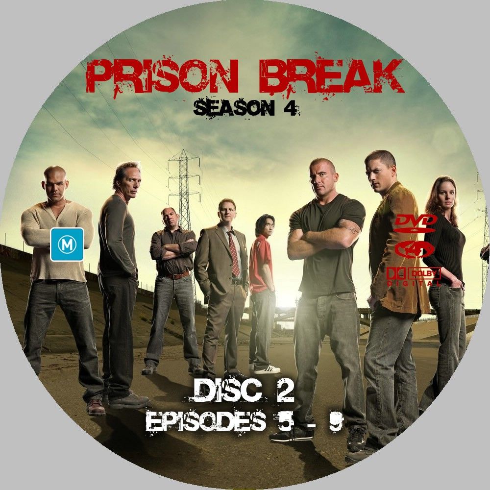 Prison Break Season 04 Vol. 02 DVD Cd CUSTOM | DVD Covers | Cover ...
