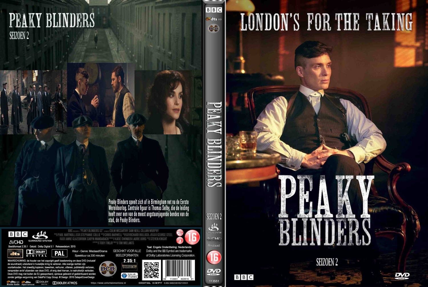 peaky blinders s2 (2015) DVD Cover | DVD Covers | Cover Century | Over ...