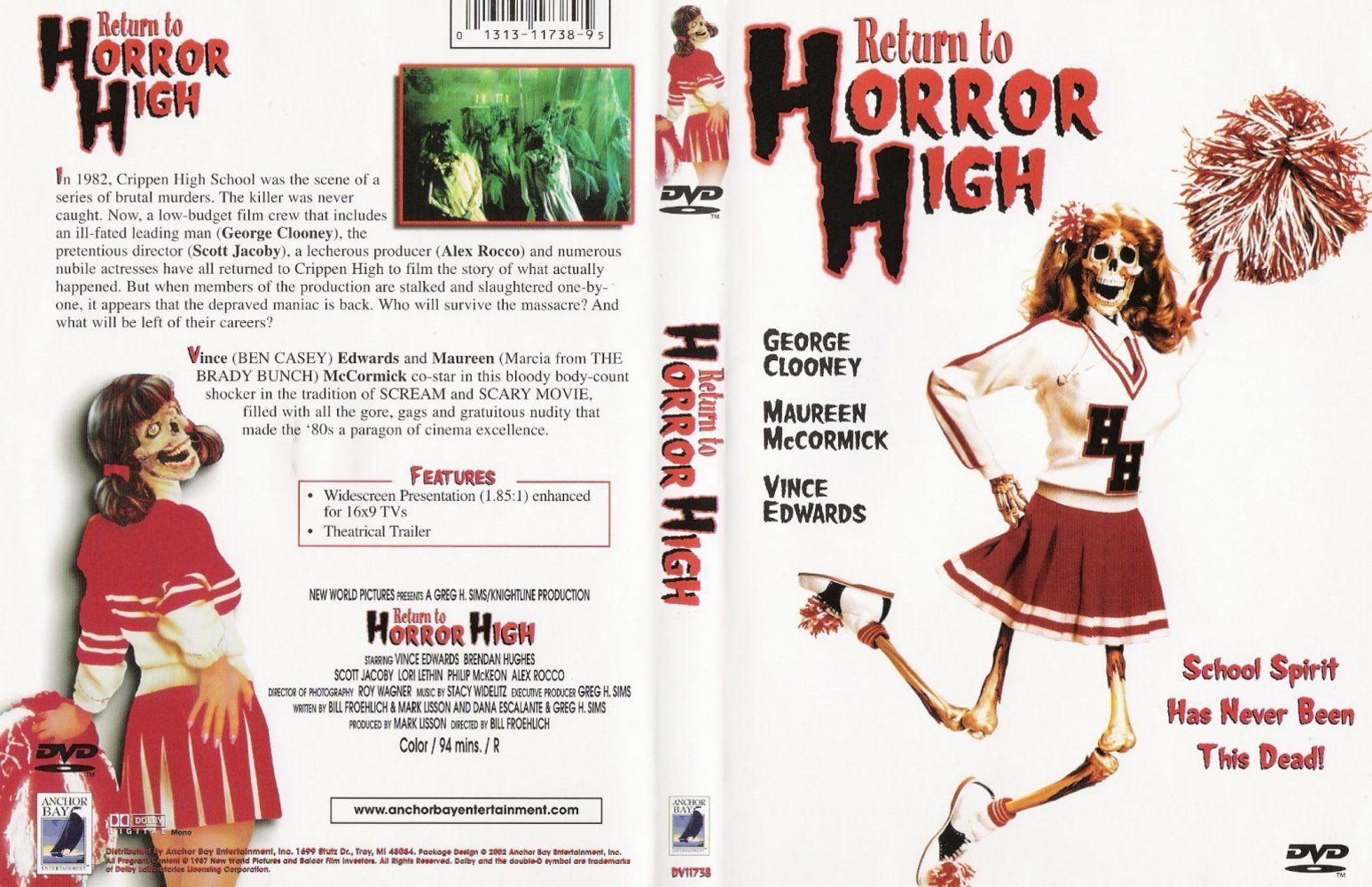 Return To Horror High DVD US | DVD Covers | Cover Century | Over 1.000. ...