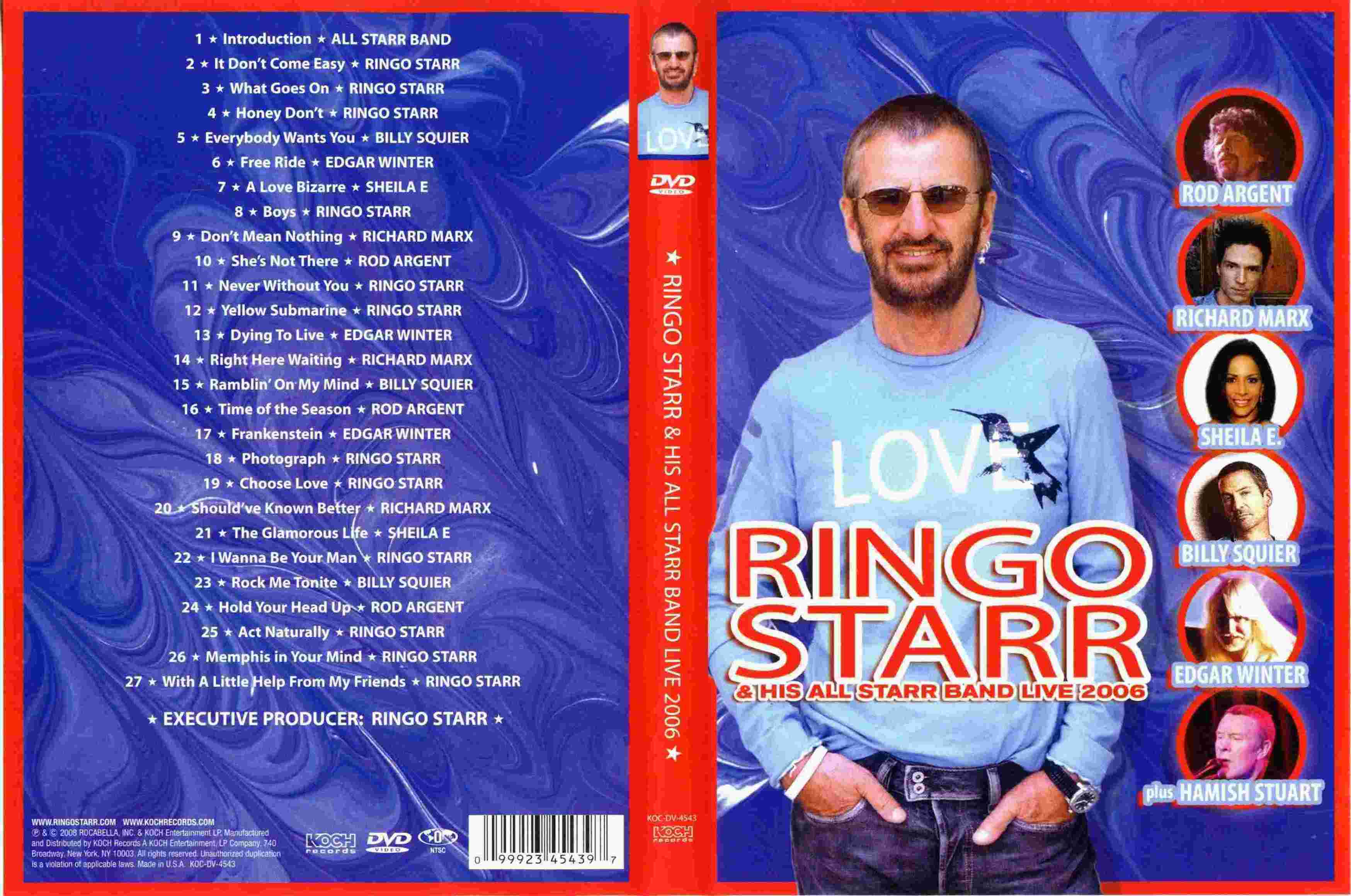 Ringo Starr His All Starr Band Live 2006 2006 | DVD Covers | Cover ...