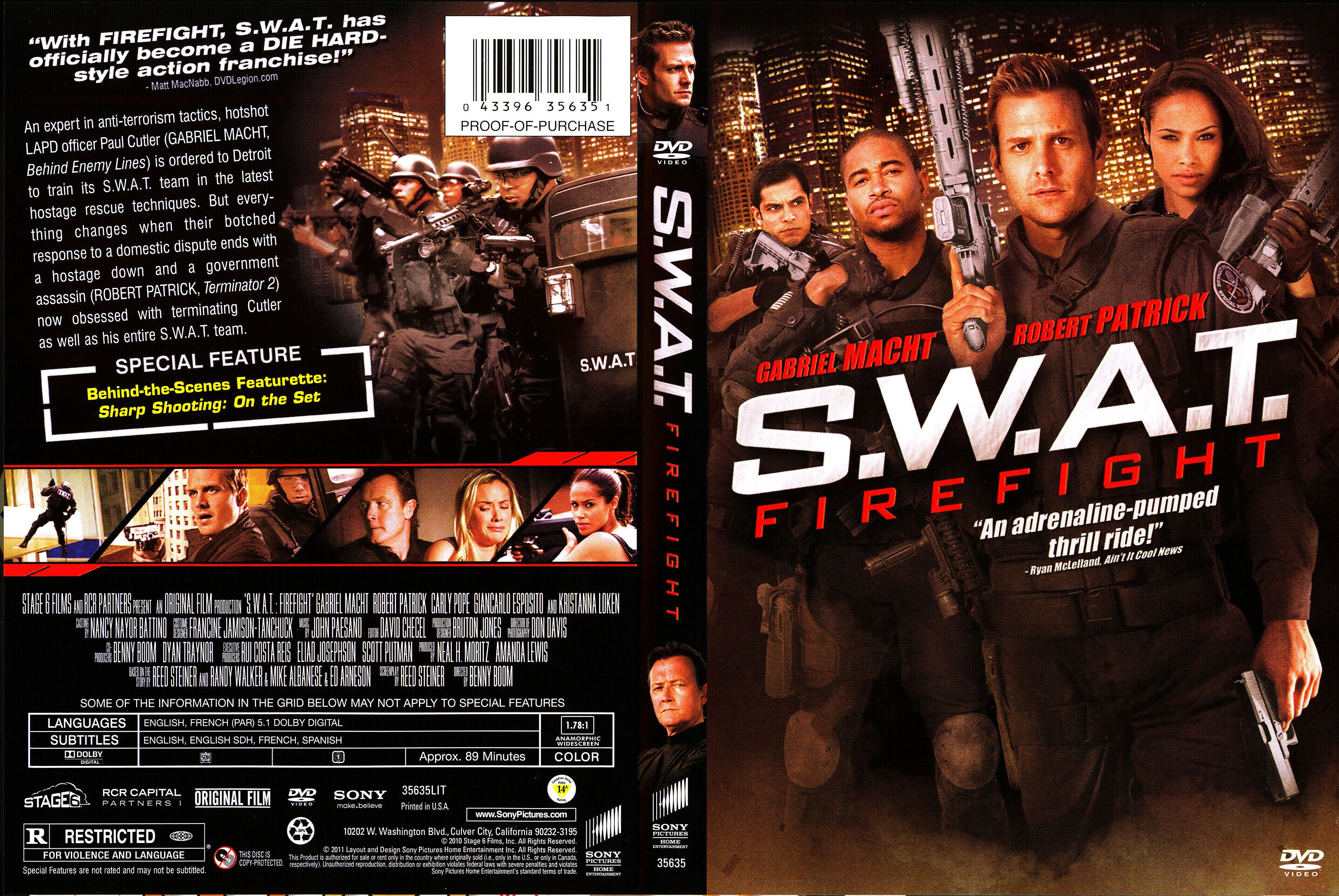 S W A T Firefight 2011 WS R1 1 | DVD Covers | Cover Century | Over 1. ...