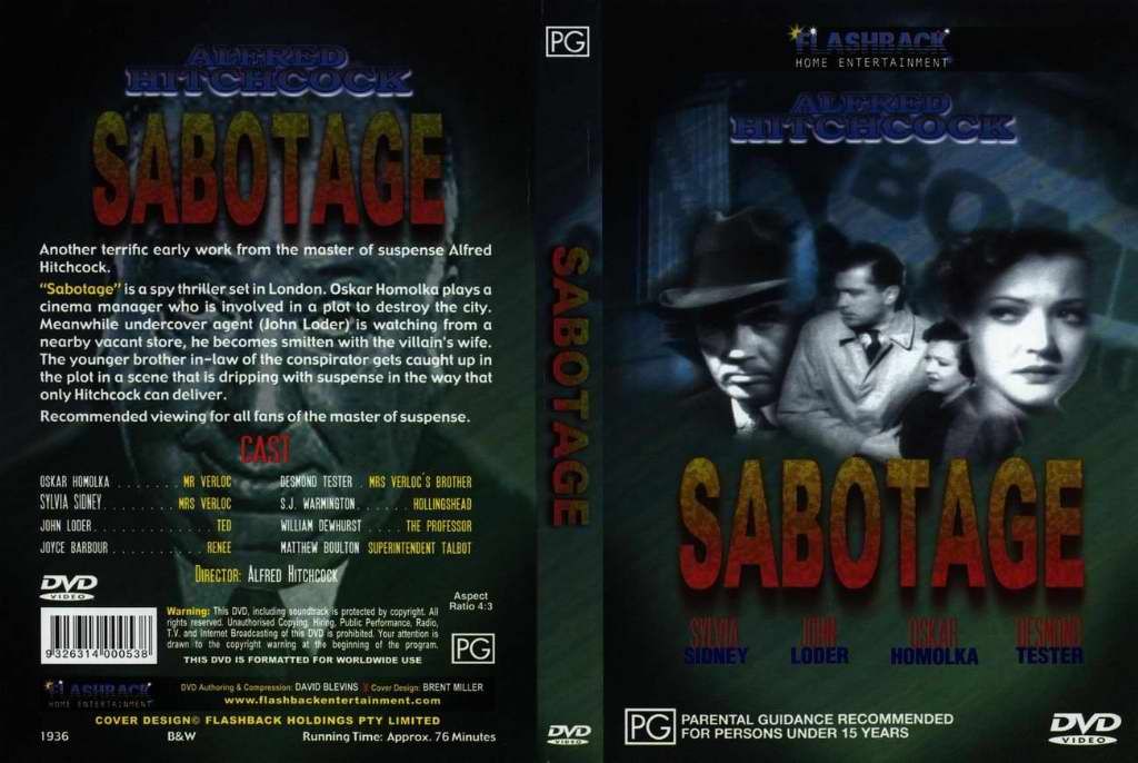 Sabotage 2014 Dvd Cover