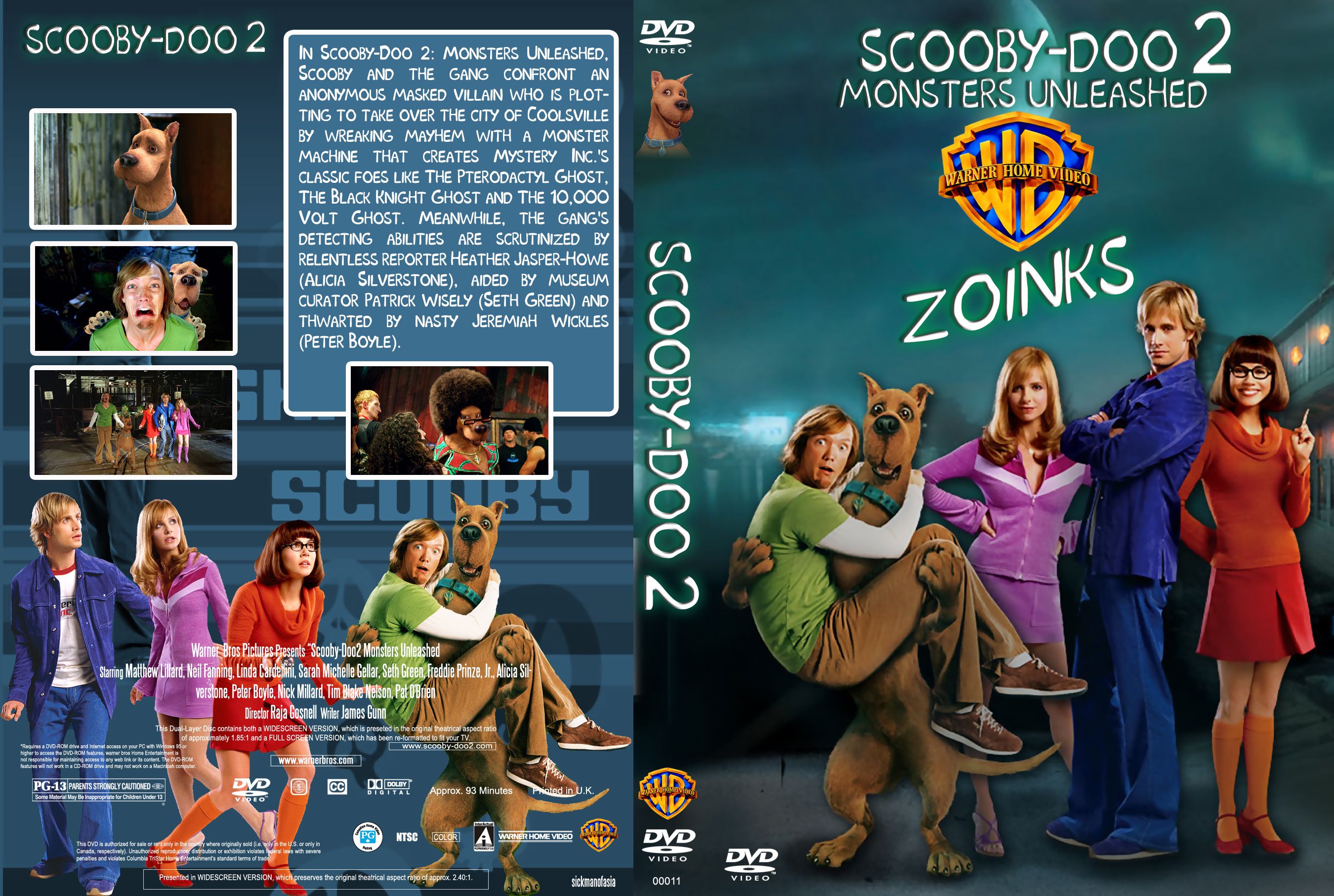 Scooby DOO 2 R1 ENGLISH CSTM NA NA MISC DVD | DVD Covers | Cover ...