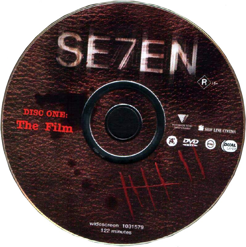 Seven Deluxe Special Edition 1995 Disc Label | DVD Covers | Cover ...