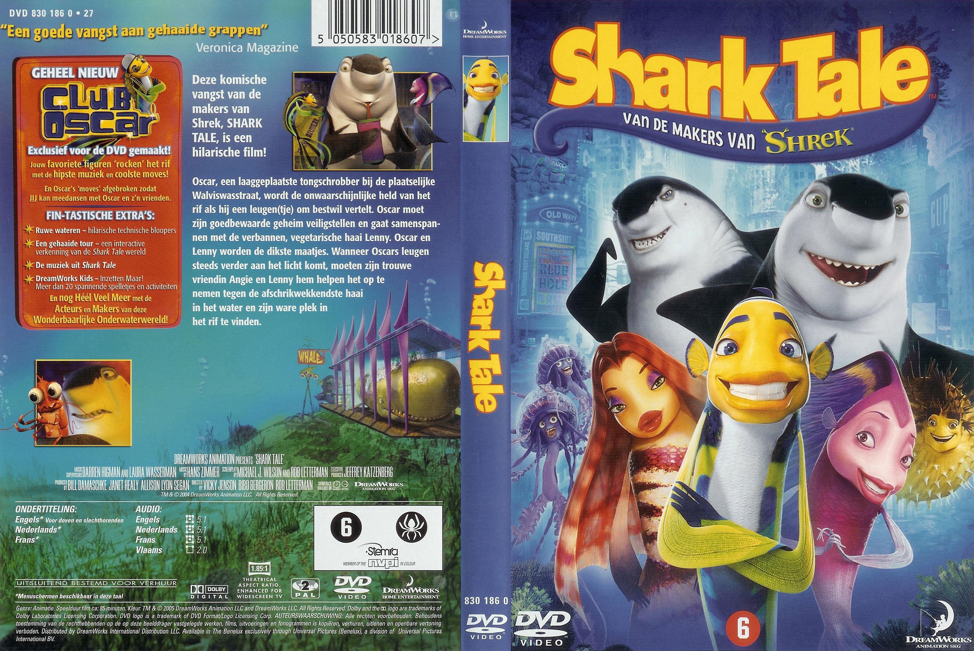 Shark Tale Modified Rental R2 Dutch Cstm Td Misc Dvd | DVD Covers ...