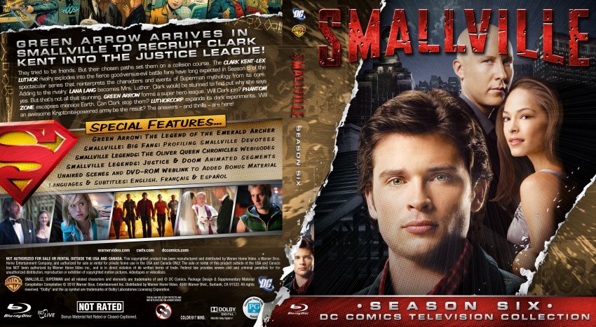 Smallville Season 6 Custom Bluray | DVD Covers | Cover Century | Over 1 ...