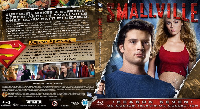 Smallville Season 7 Custom Bluray 001 | DVD Covers | Cover Century ...