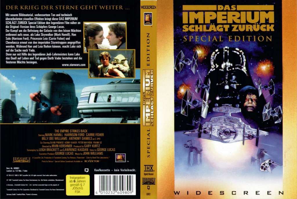 Star Wars Special Edition Das Imperium Schlaegt Zurueck DVD DE | DVD ...