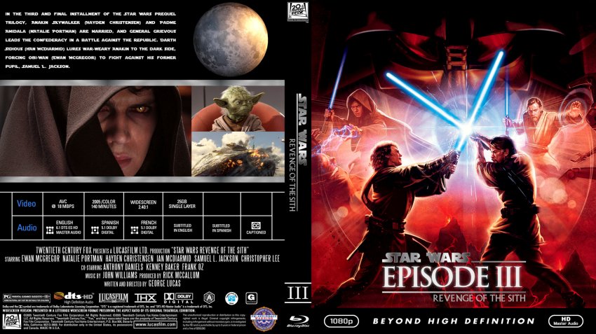 Star Wars Episode 3 Cover | DVD Covers | Cover Century | Over 1.000.000 ...