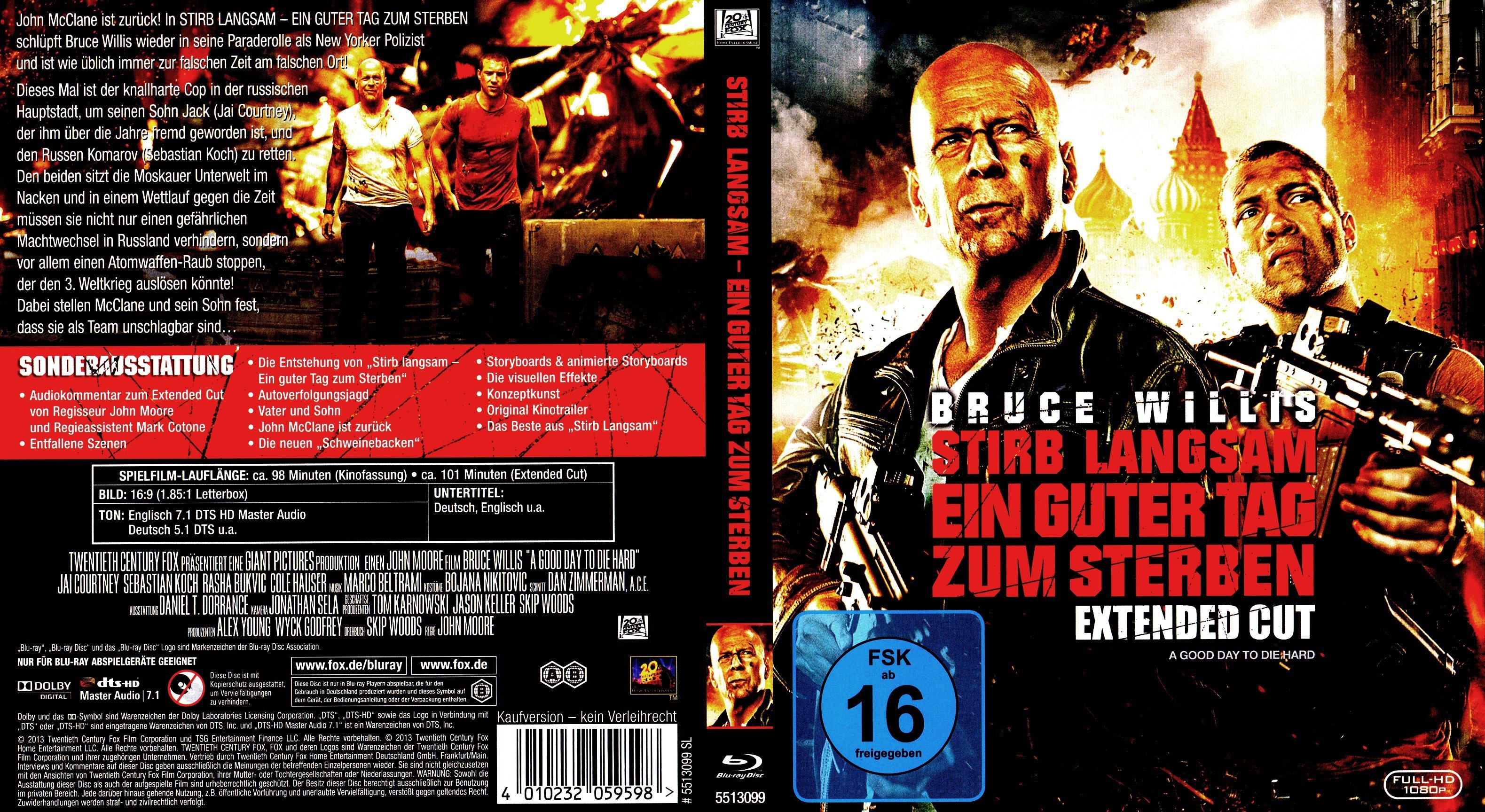 Stirb langsam 5 Ein guter Tag zum Sterben | DVD Covers | Cover Century ...