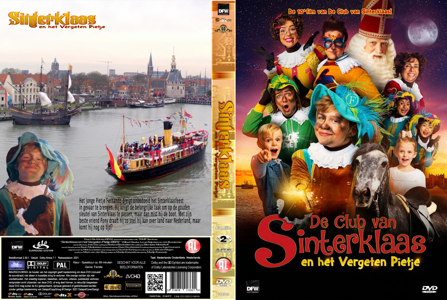 sinterklaas en het vergeten pietje (2021) DVD Cover | DVD Covers ...