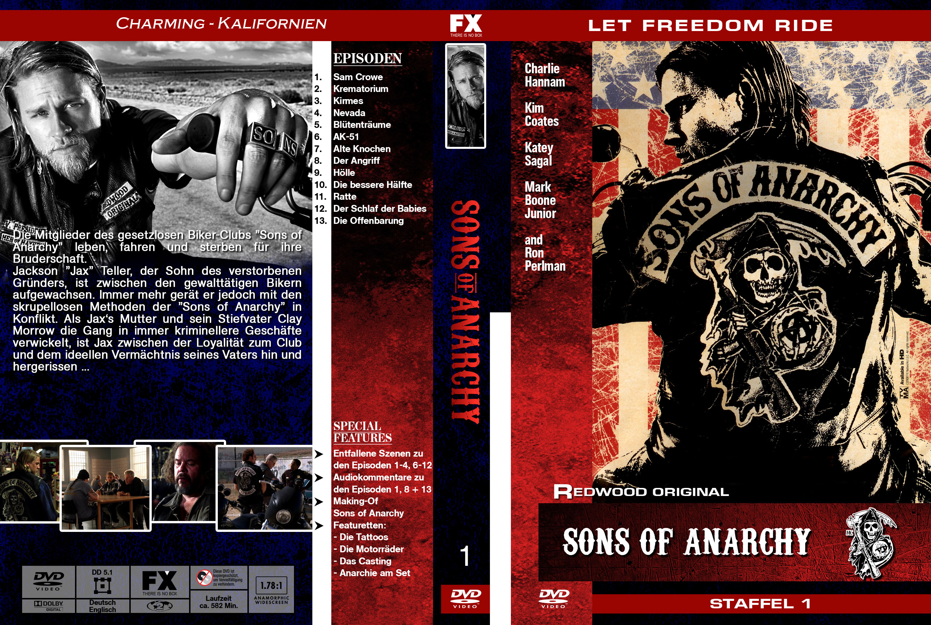 Sons Of Anarchy Staffel 4 Dvd Cover Poster LEGO Ninjago Staffel 4