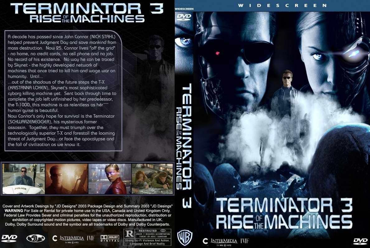 Terminator 3 Rise Of The Machines FRONT MISC DVD | DVD Covers | Cover ...