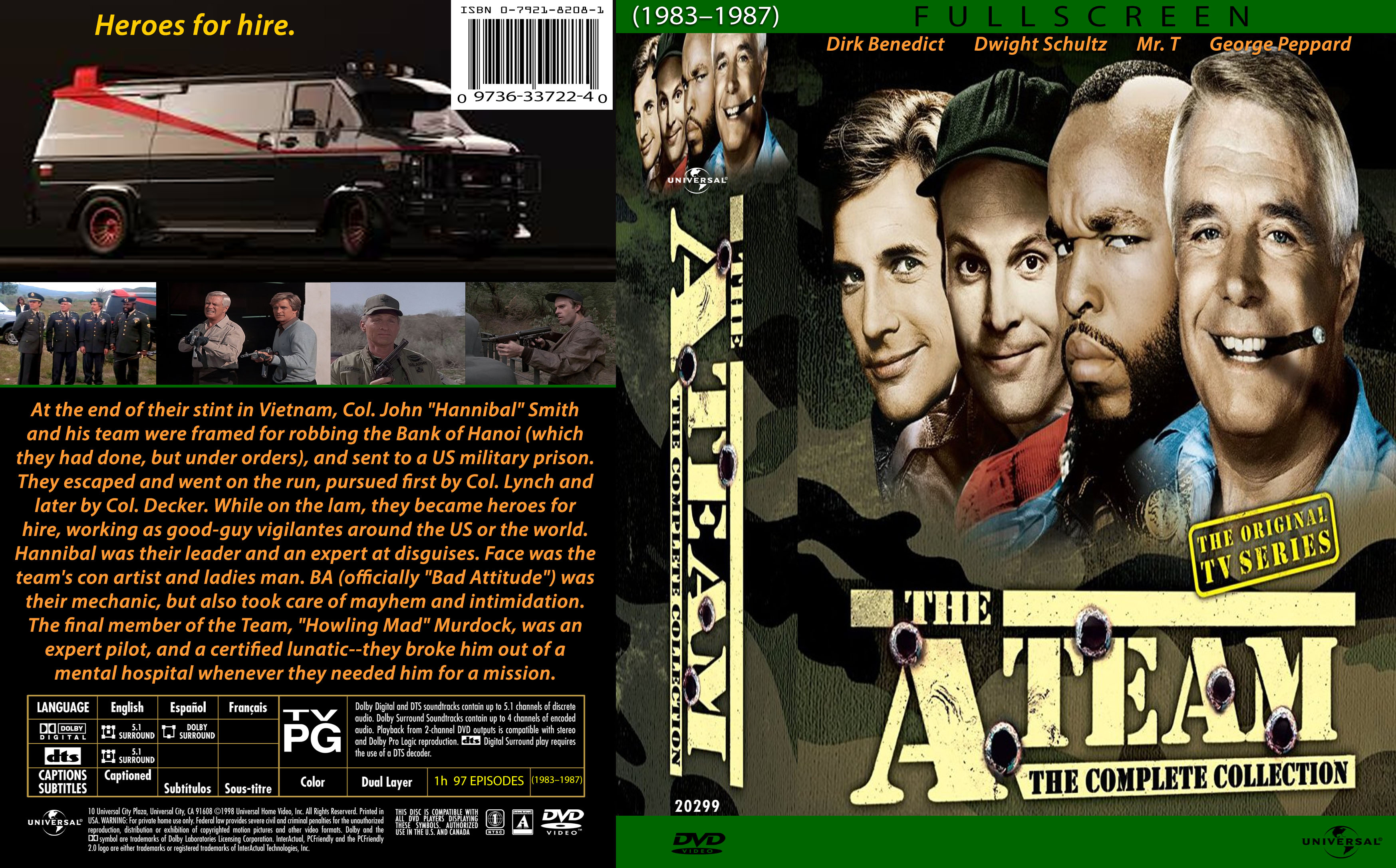 The A Team The Complete Collection 1983 1987 | DVD Covers | Cover ...