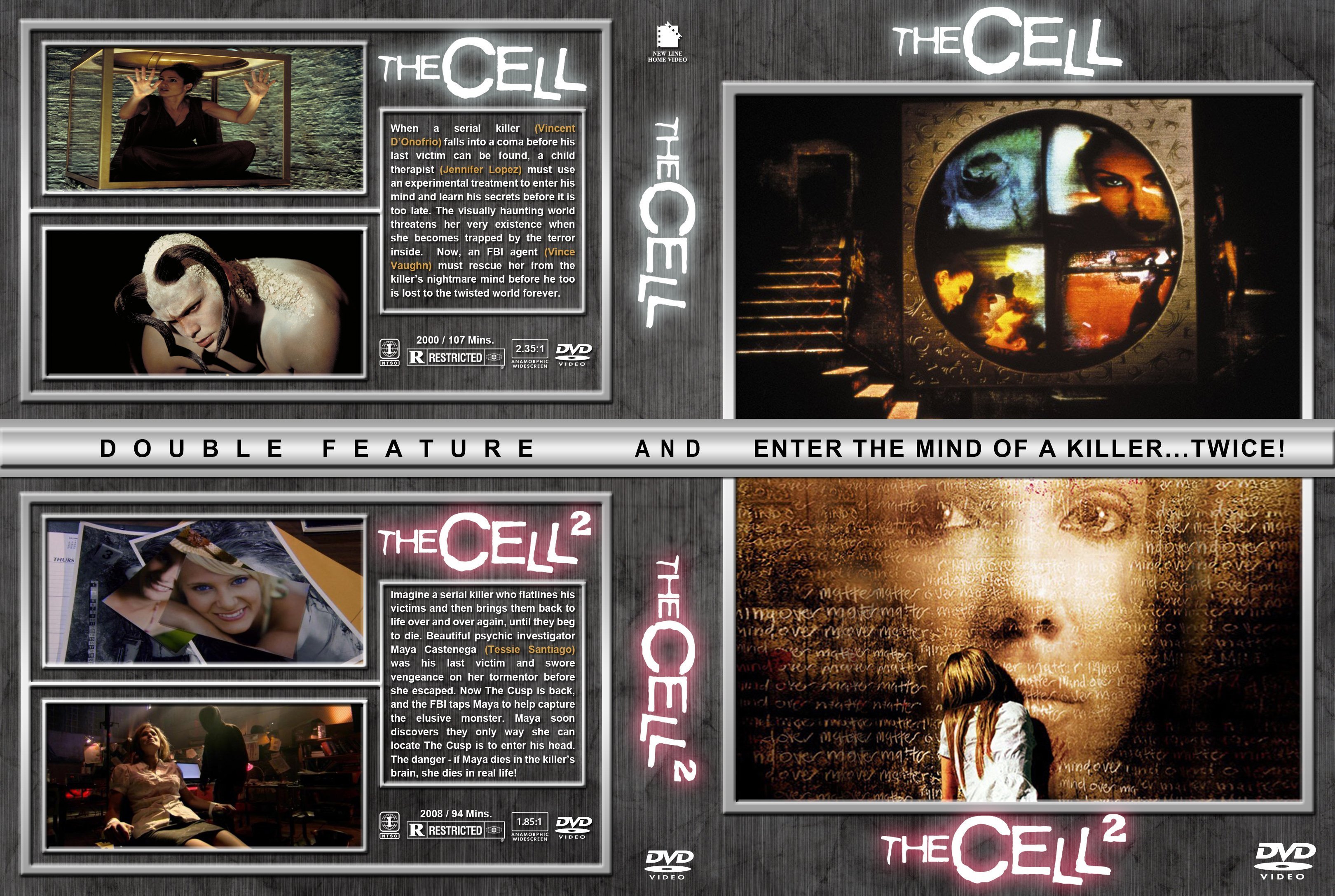 The Cell Double Feature 2000 2008 R1 Cover | DVD Covers | Cover Century ...